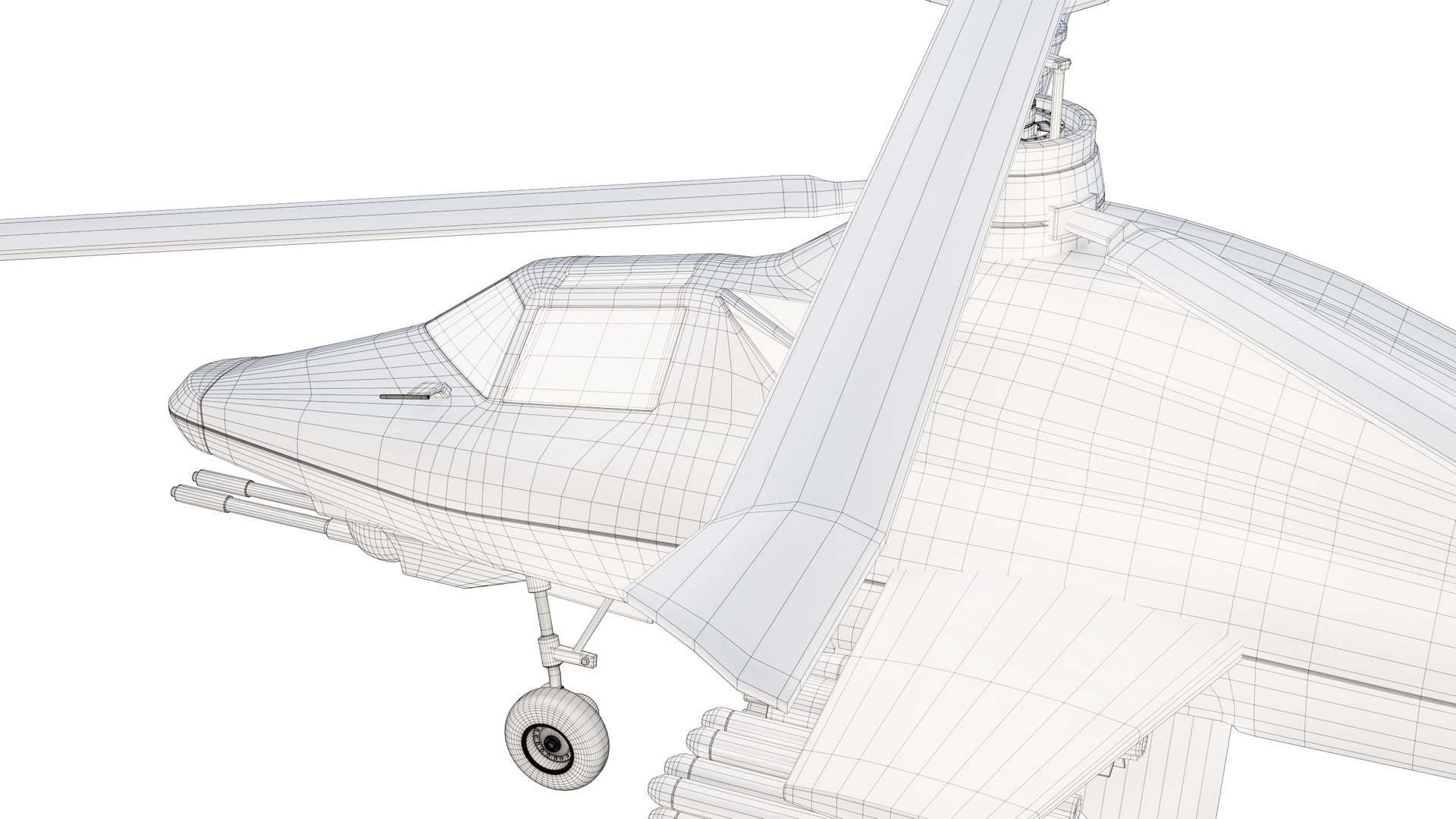 3D Ka-58 Black Ghost Attack Helicopter - TurboSquid 1658595