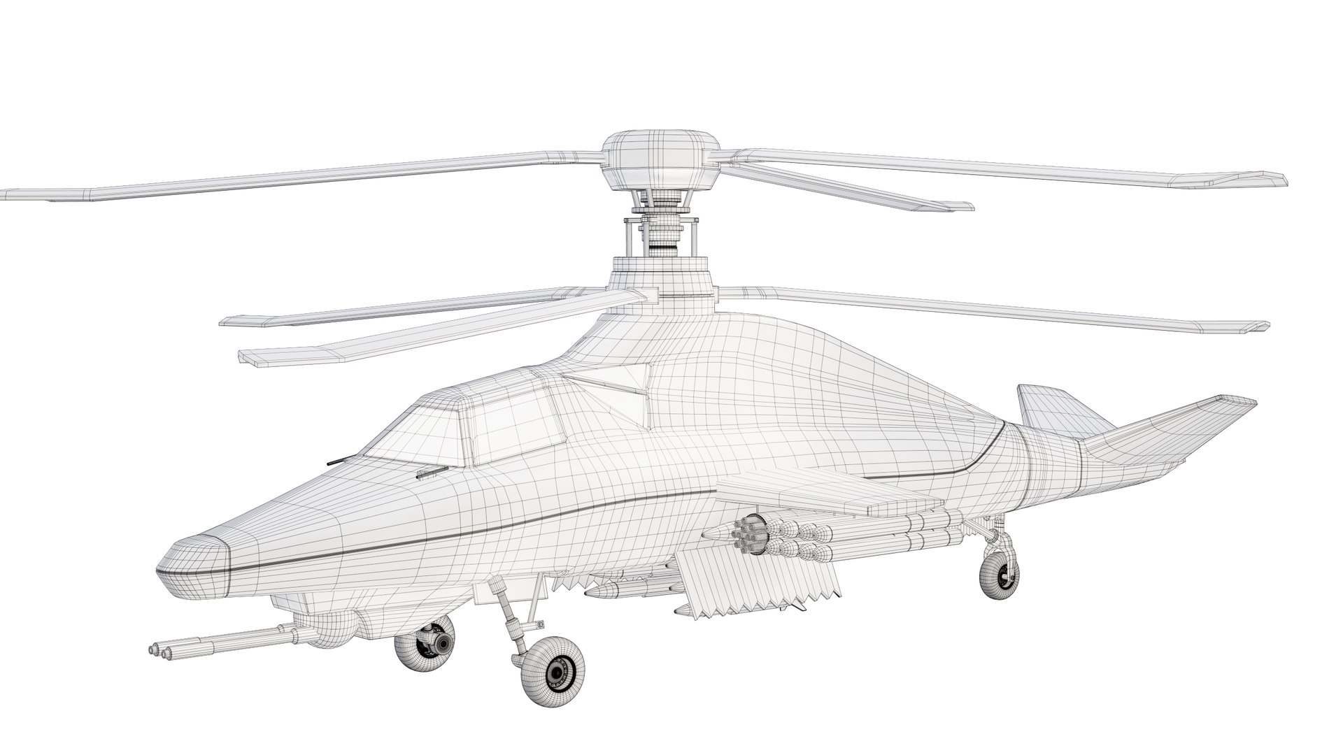 3D Ka-58 Black Ghost Attack Helicopter - TurboSquid 1658595