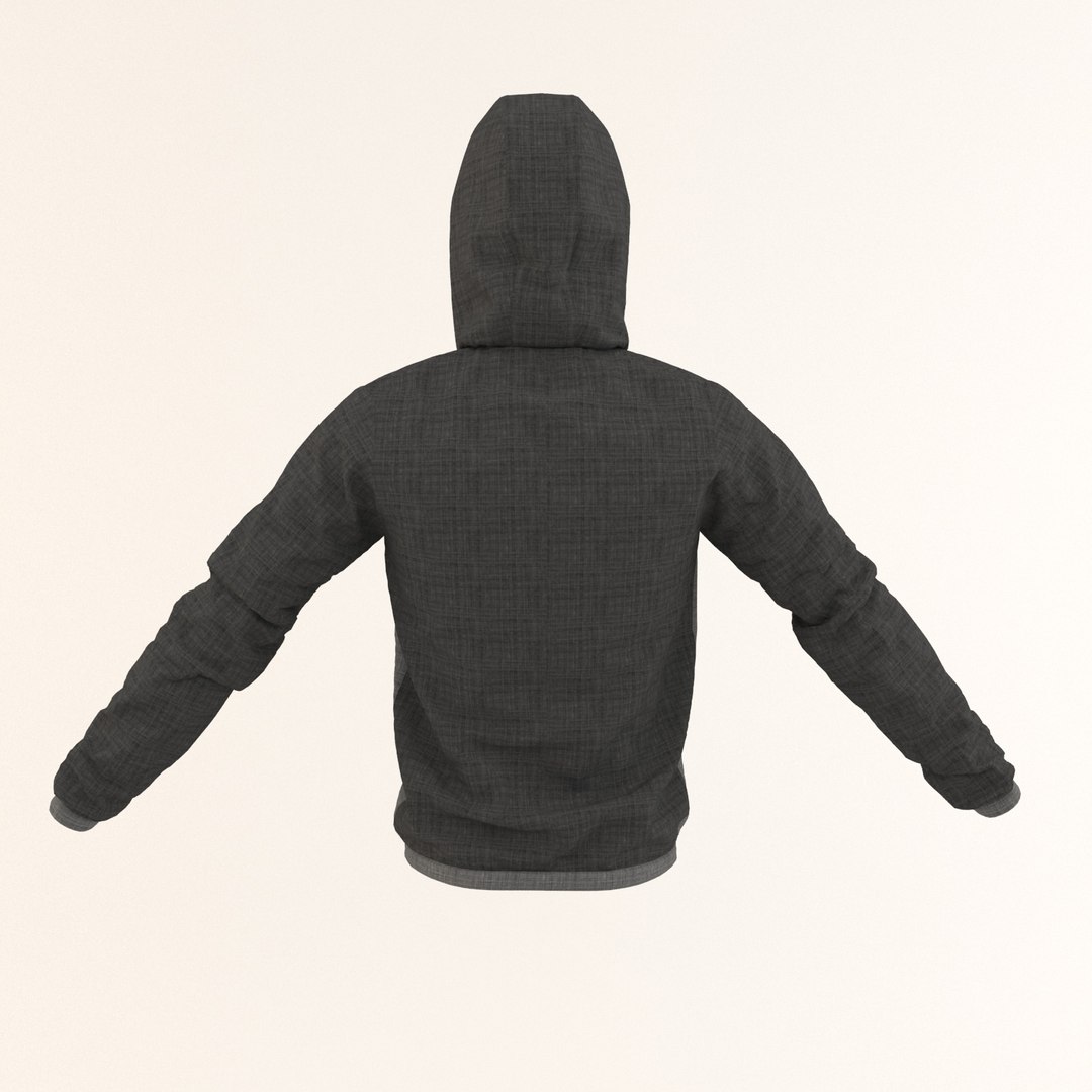 3D Mens Wind Breaker Model - TurboSquid 1468055