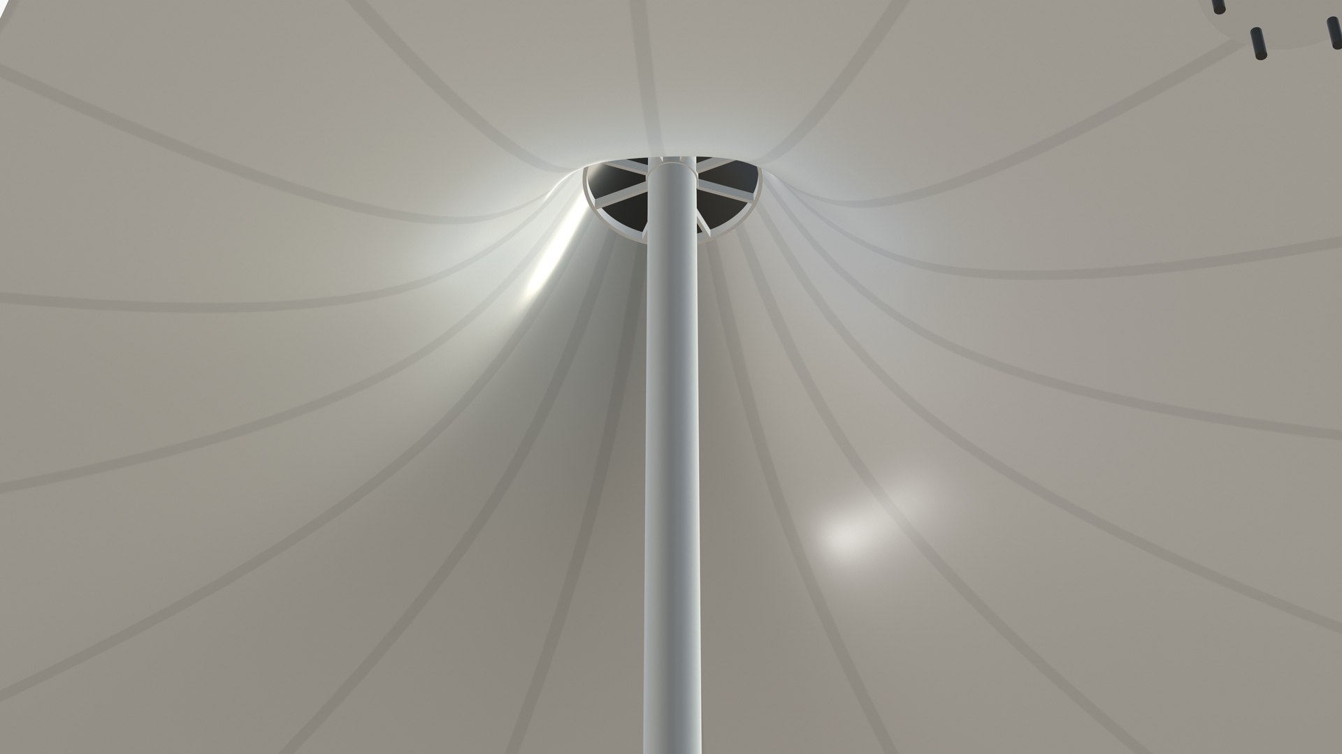 Tensile Structures Conical Model - TurboSquid 1827423