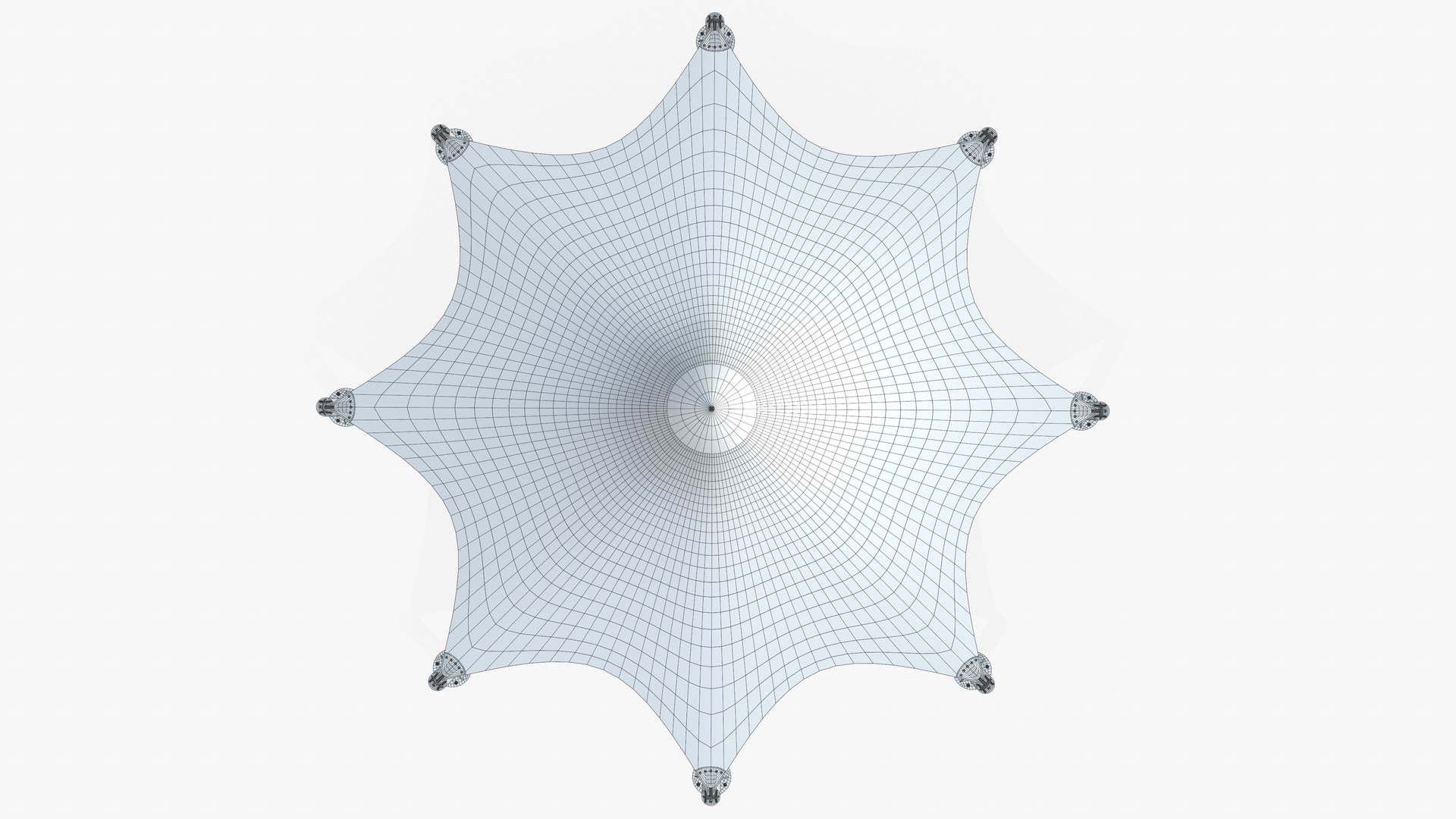 Tensile Structures Conical Model - TurboSquid 1827423