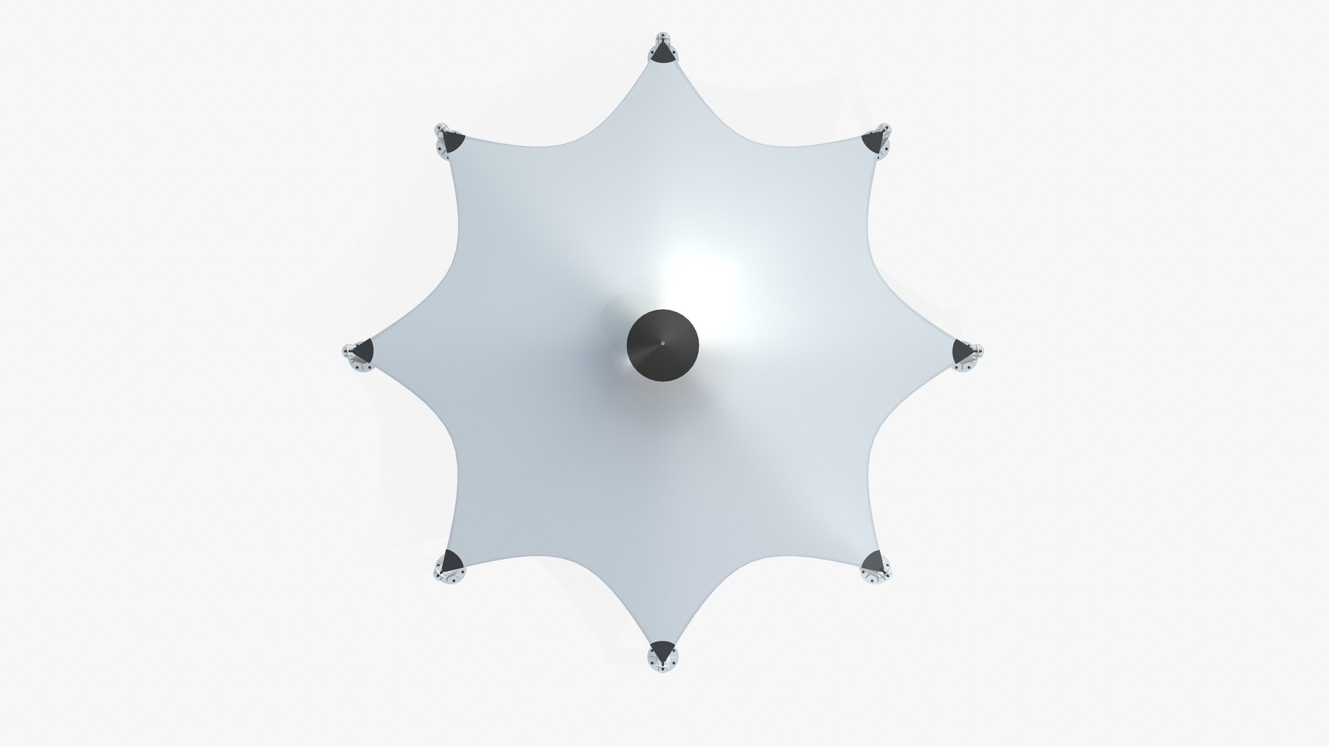 Tensile Structures Conical Model - TurboSquid 1827423