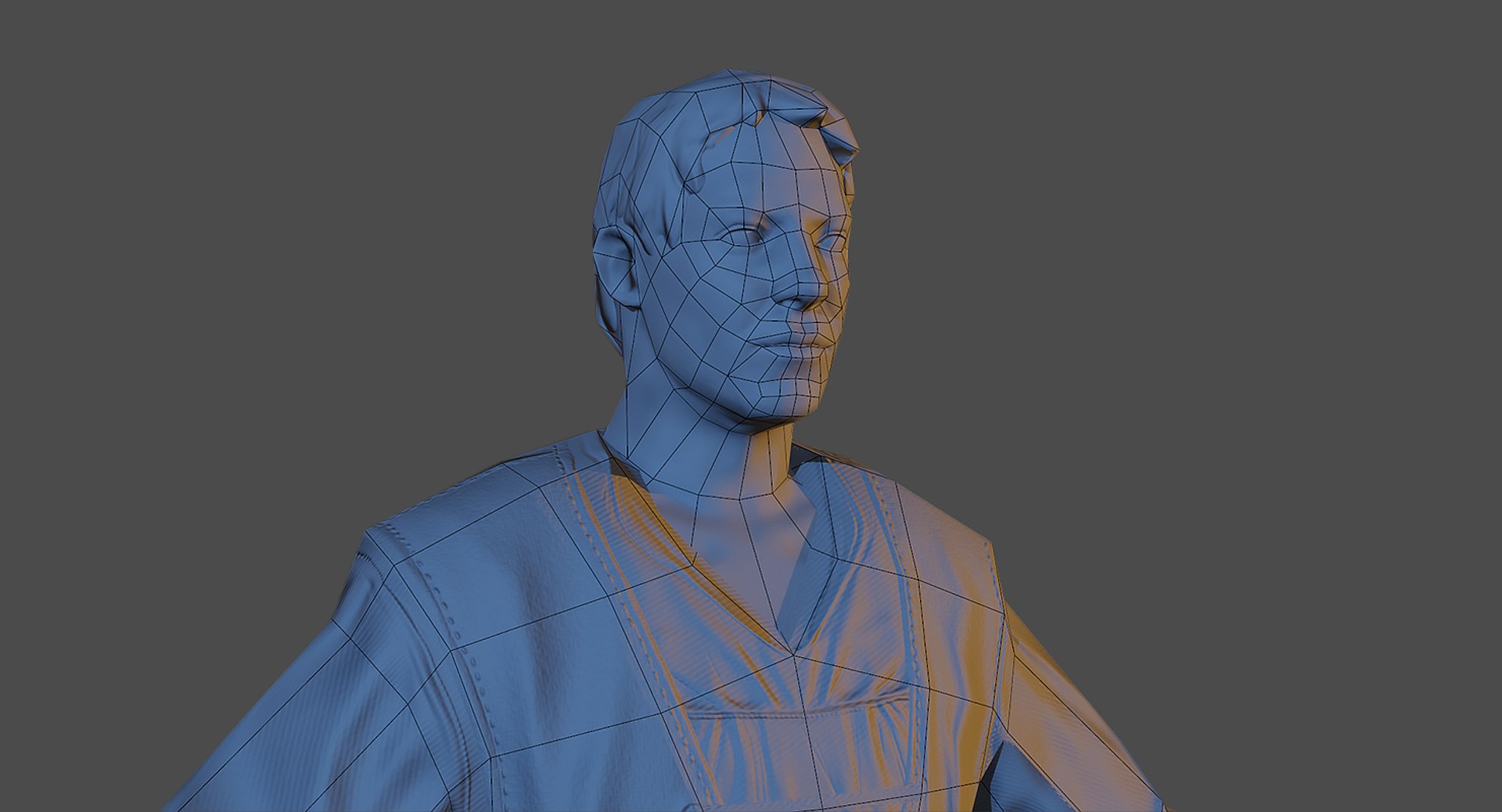 Medieval Peasant 3d Model
