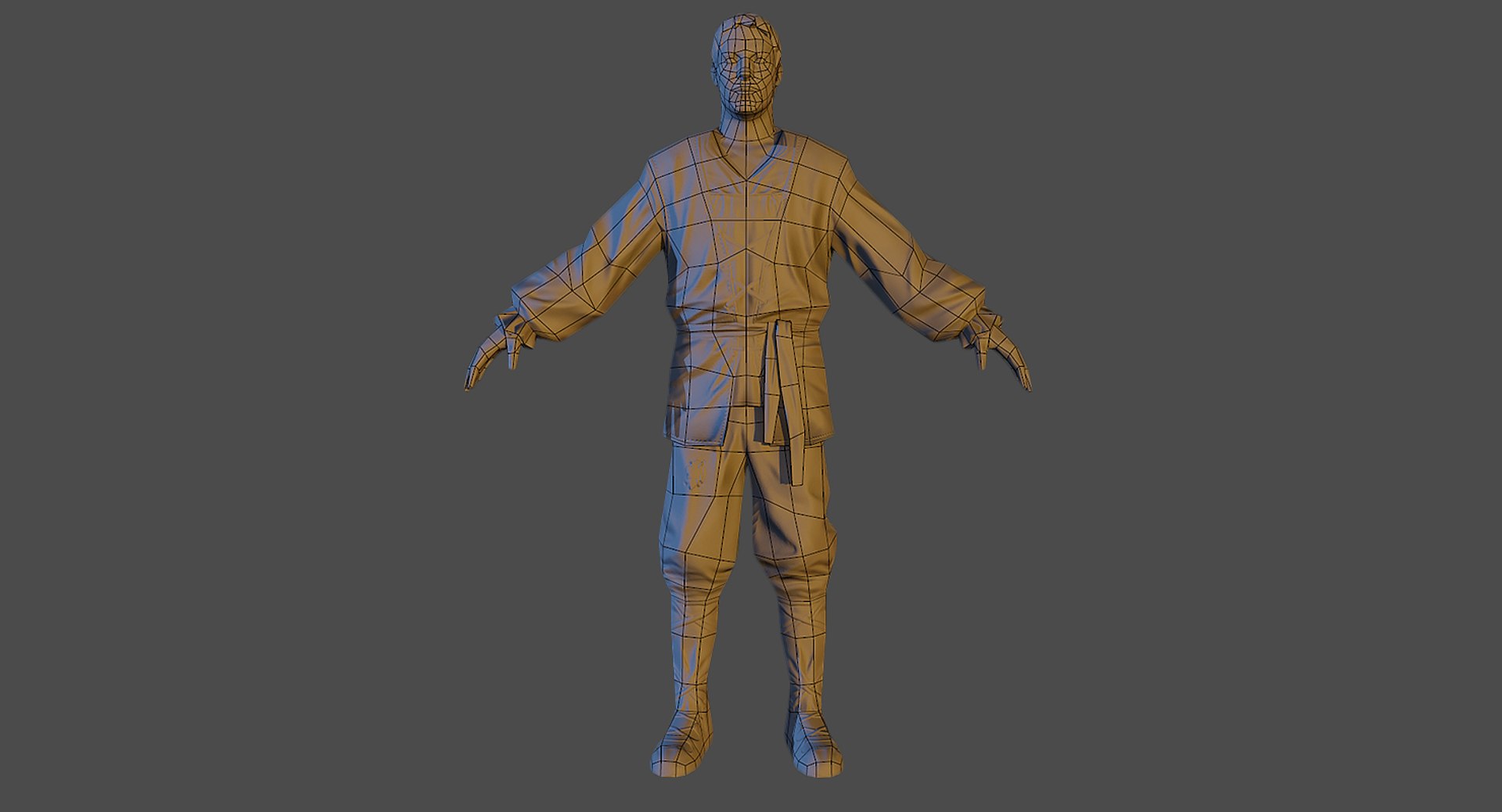 Medieval Peasant 3d Model