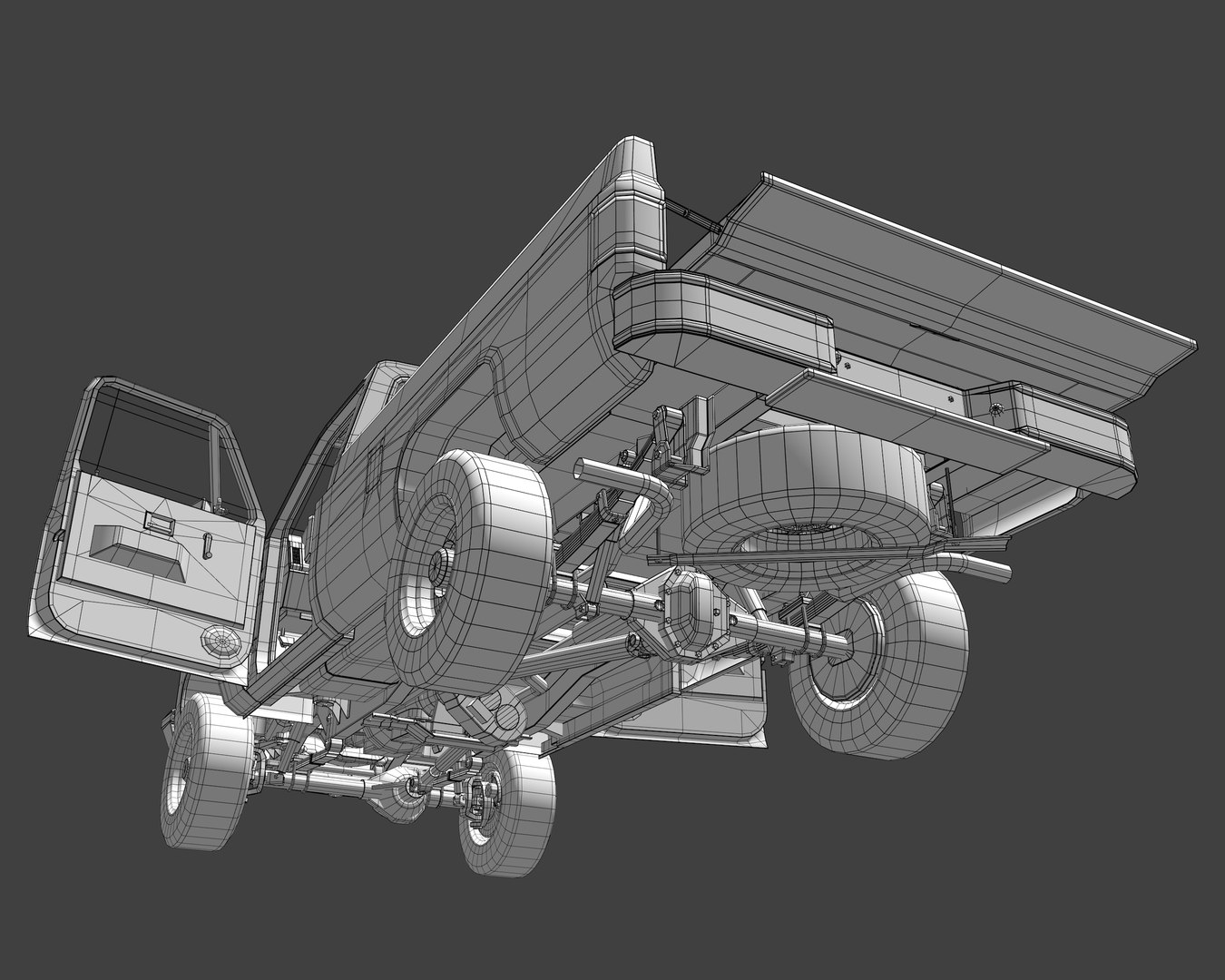 Pick-up 1 3D Model - TurboSquid 1510484