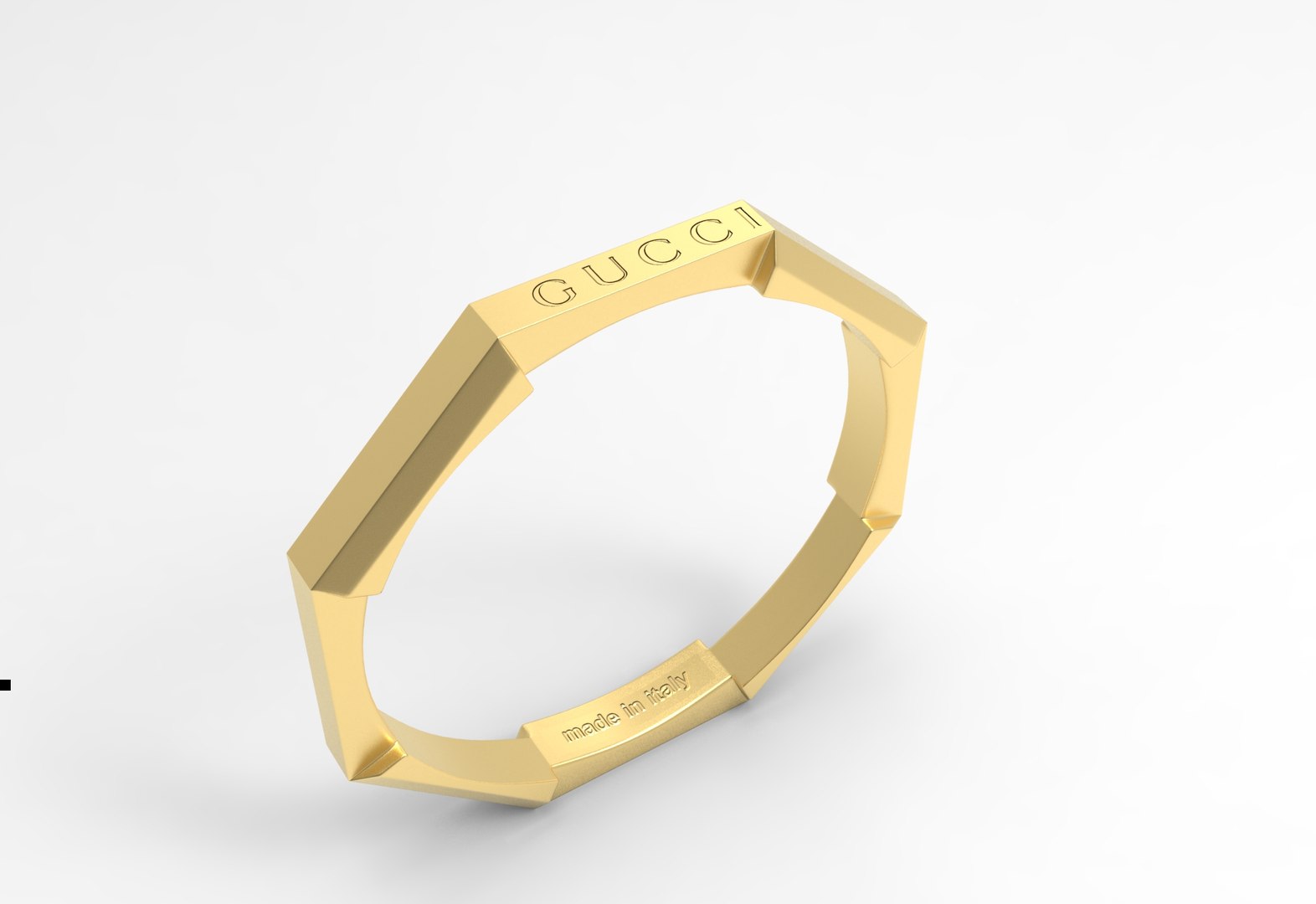 3D Gucci Link to Love mirrored ring model - TurboSquid 1914099