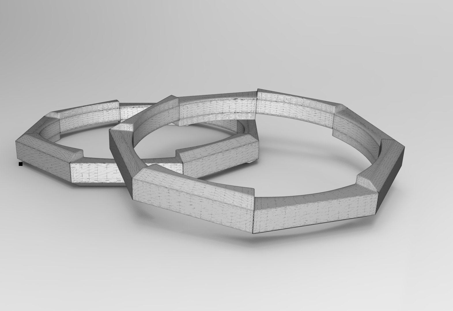 3D Gucci Link to Love mirrored ring model - TurboSquid 1914099