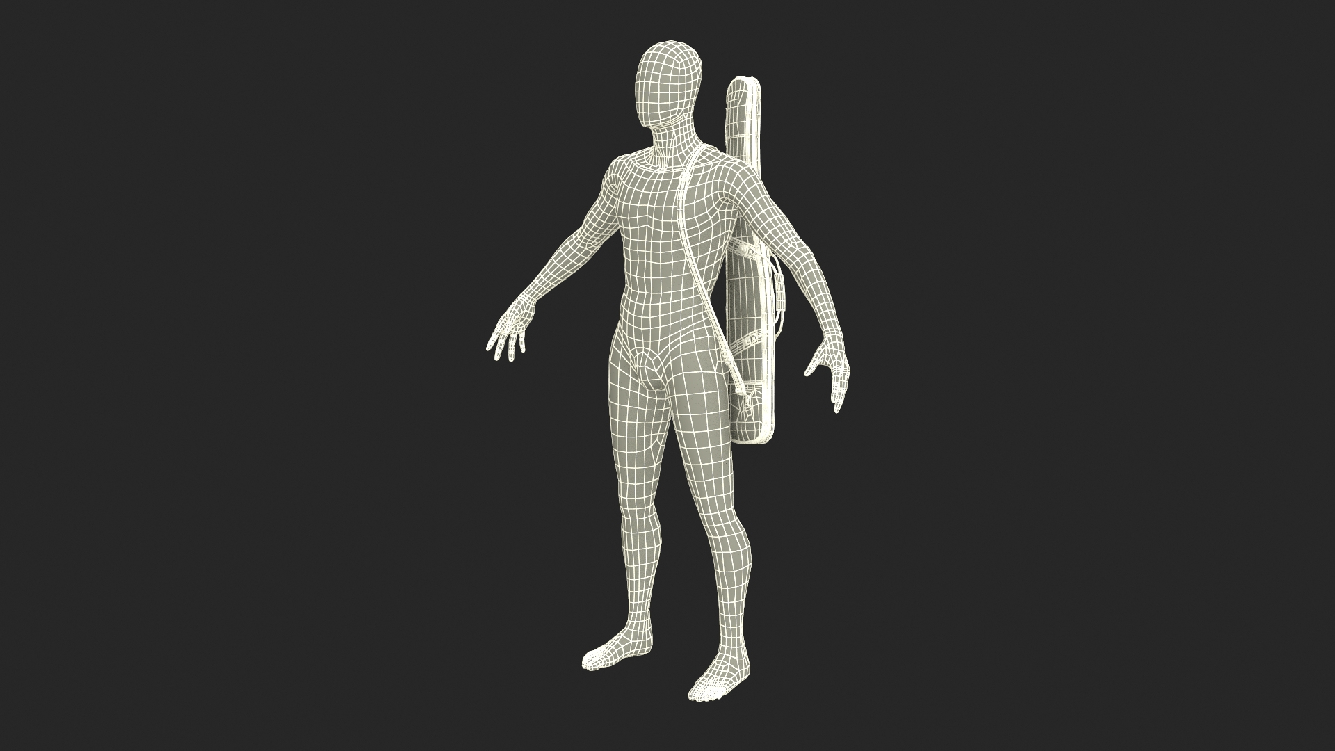 3D Hunter Gun Case On Mannequin Model - TurboSquid 2110958