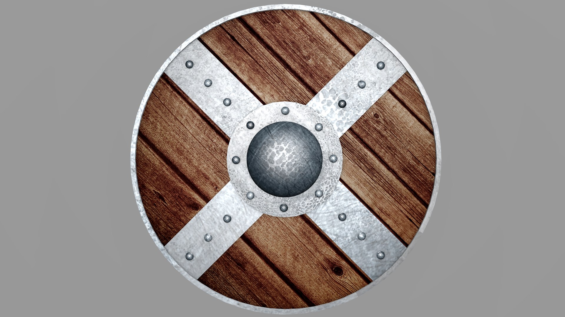 Viking Shield 3D Model - TurboSquid 1455184