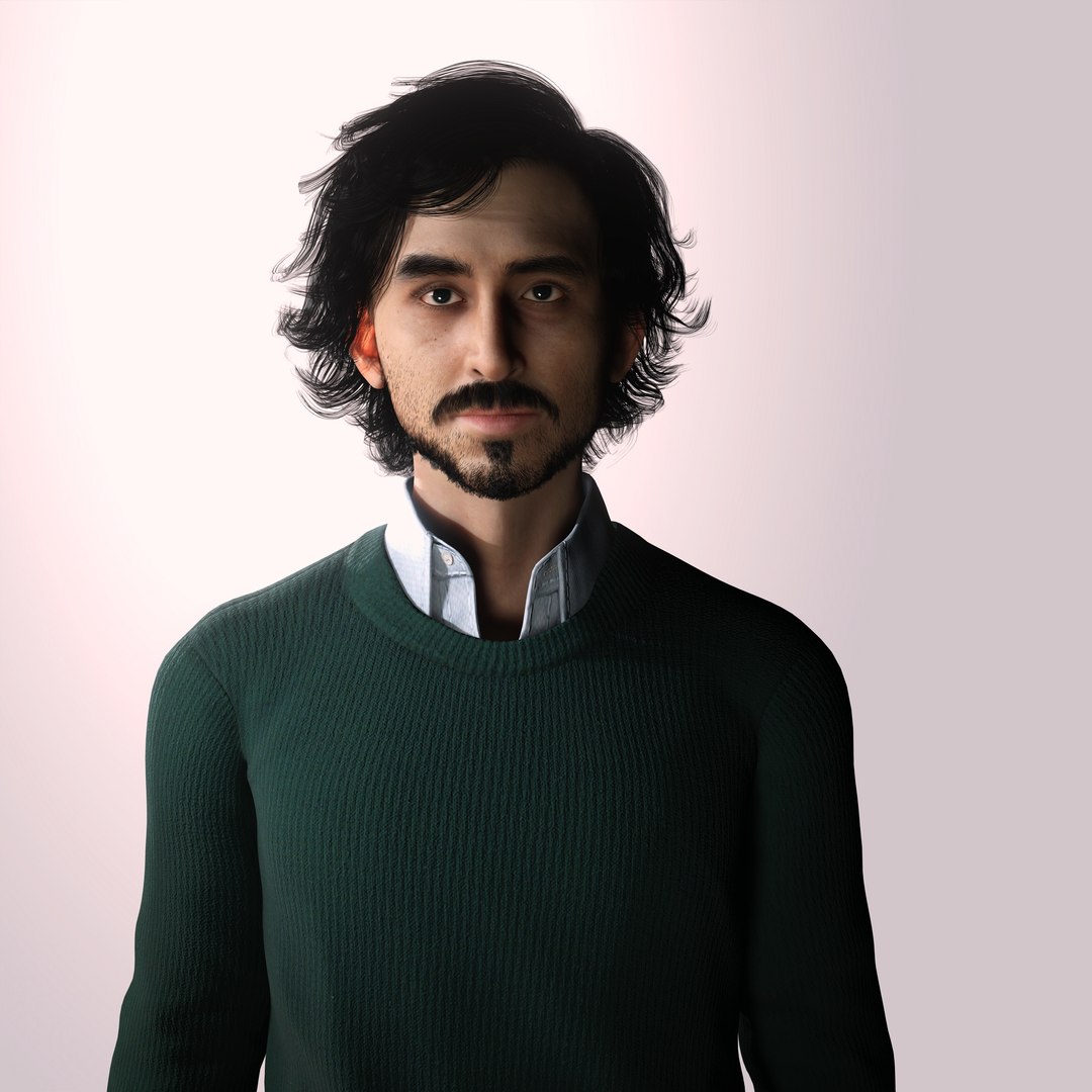 Dev Patel Character 3D Model Low-poly 3D Model - TurboSquid 2341550