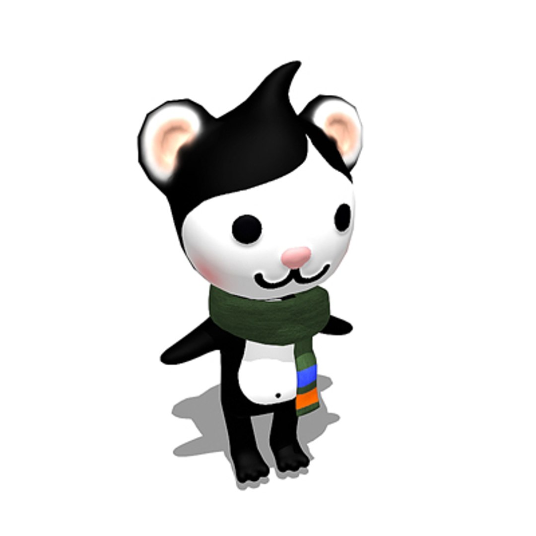 3d max miga mascots