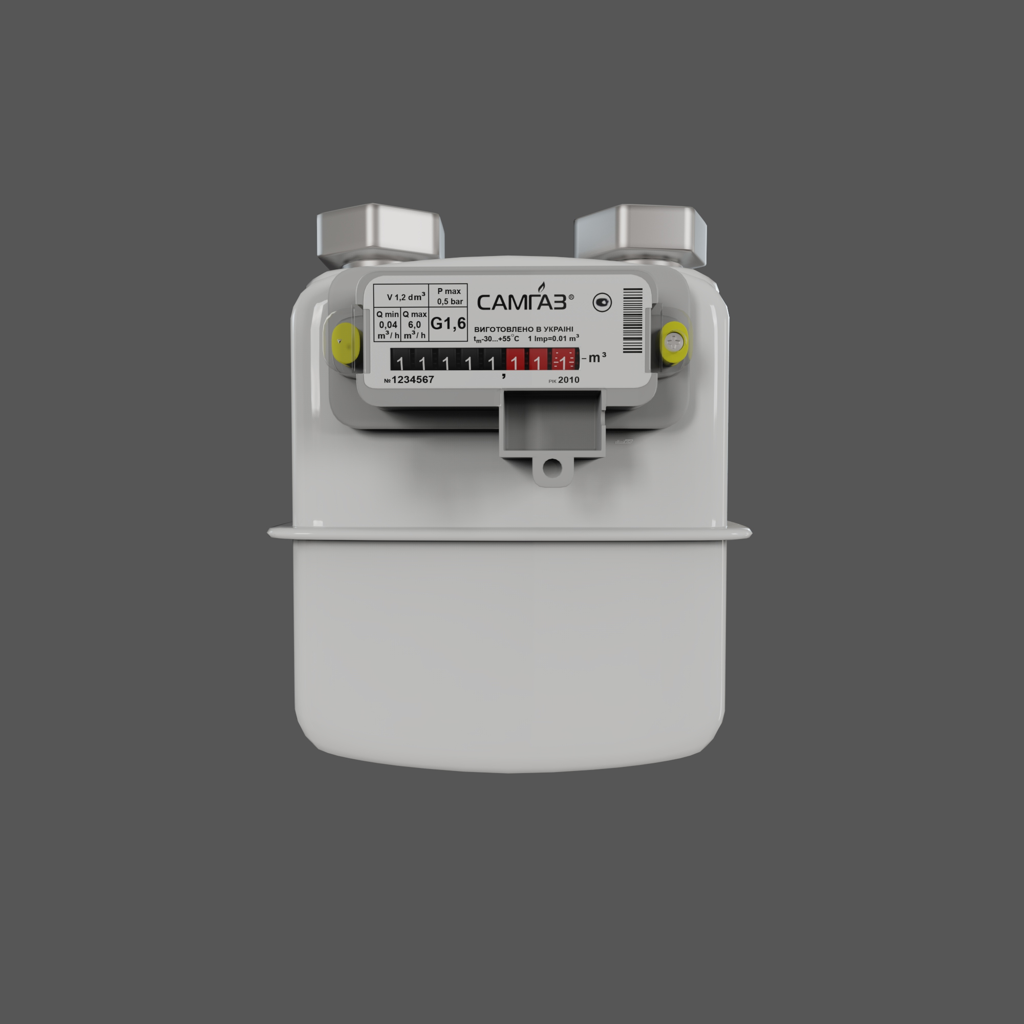3D Gas counter - TurboSquid 1923266