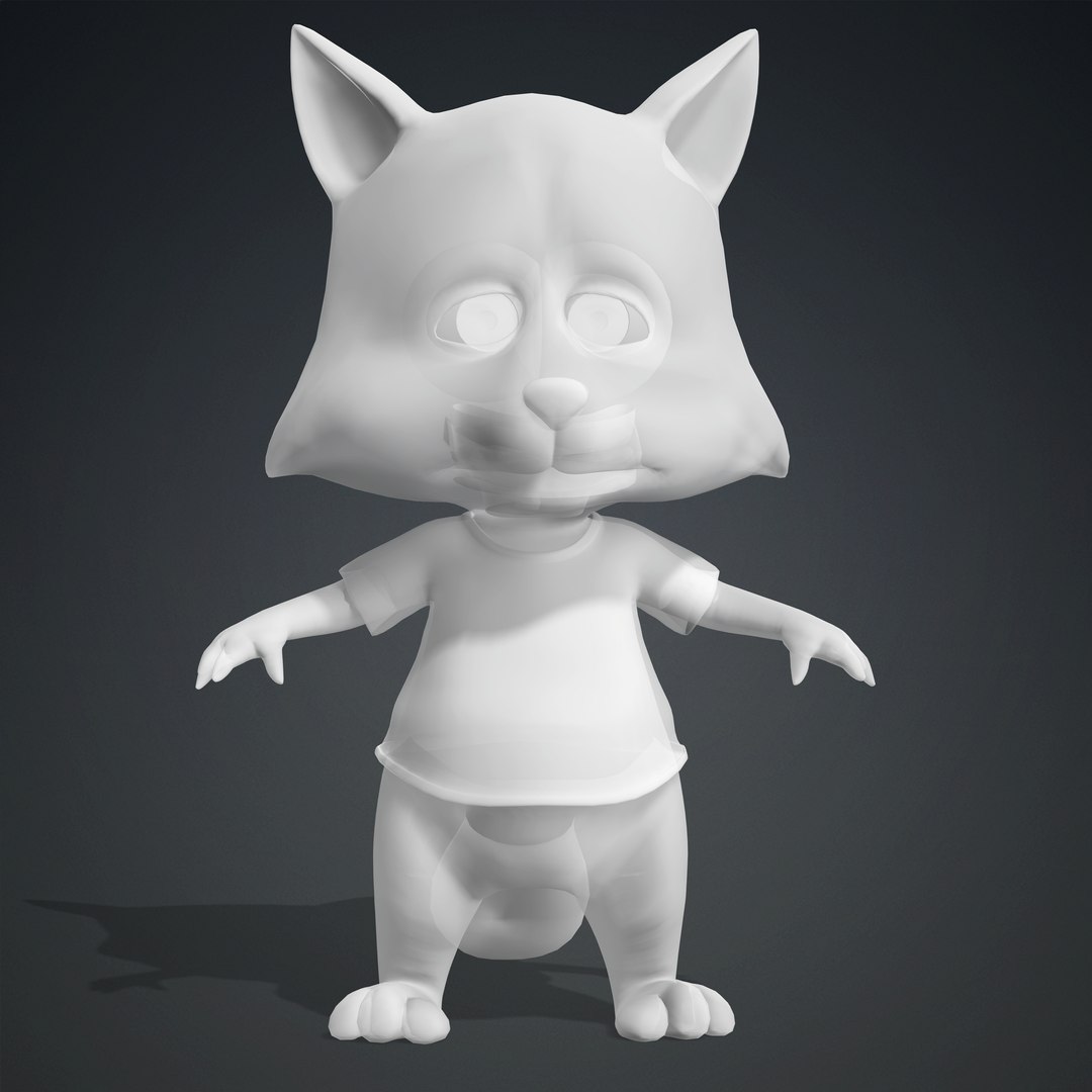 Cat Lavi Humanoid 3D Model - TurboSquid 1953776