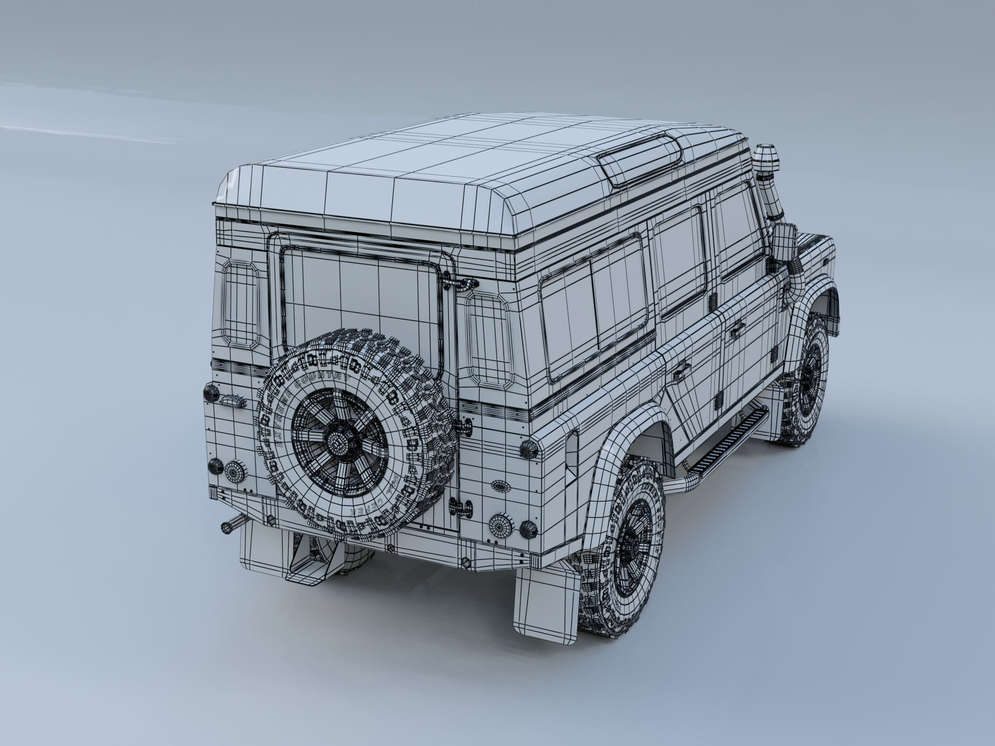 Land rover defender 110 model - TurboSquid 1334054