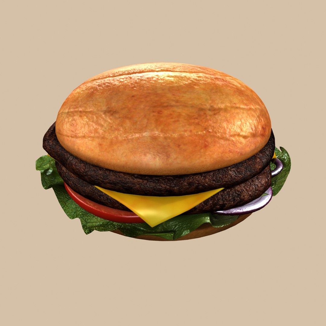Hamburger Burger 3d Model