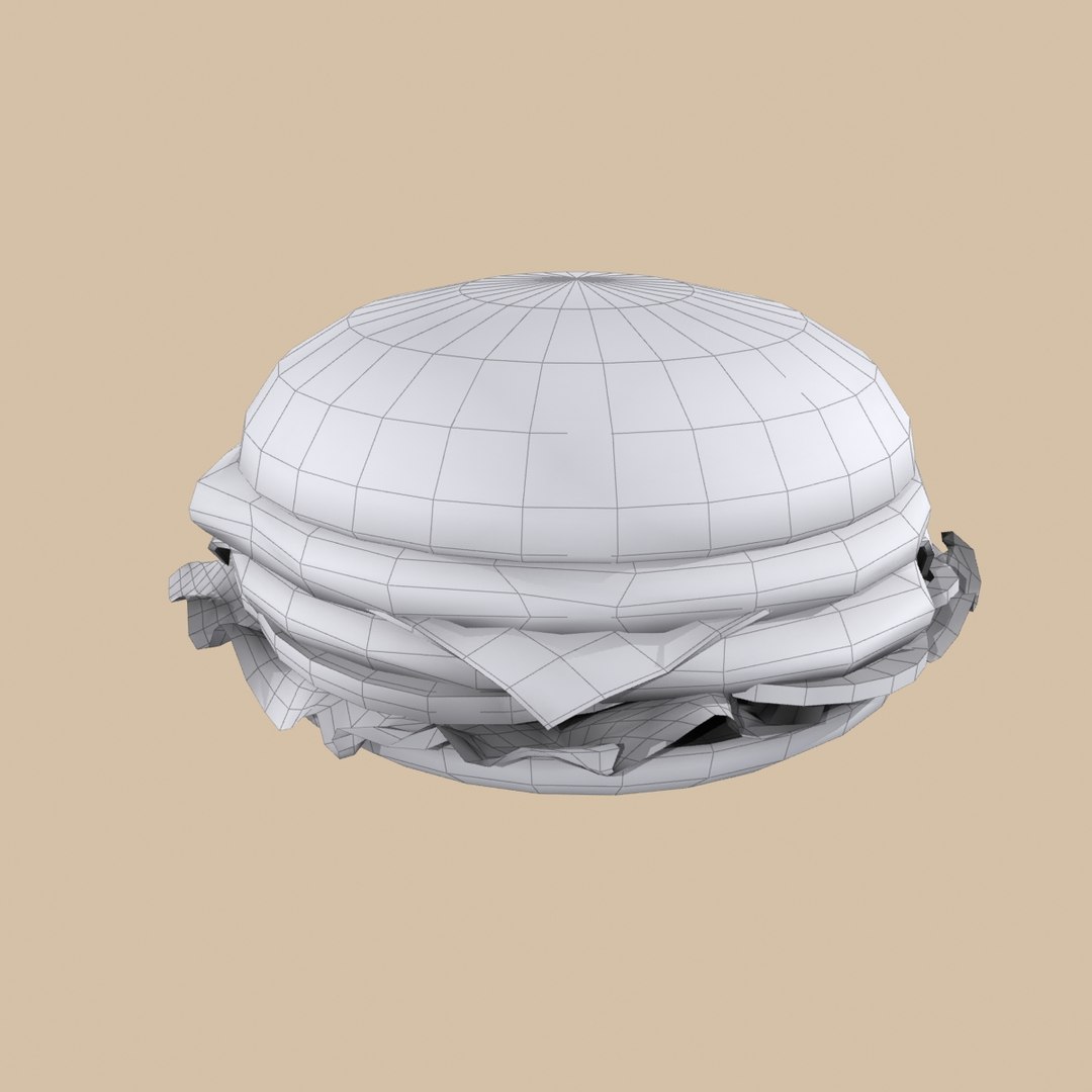 Hamburger Burger 3d Model