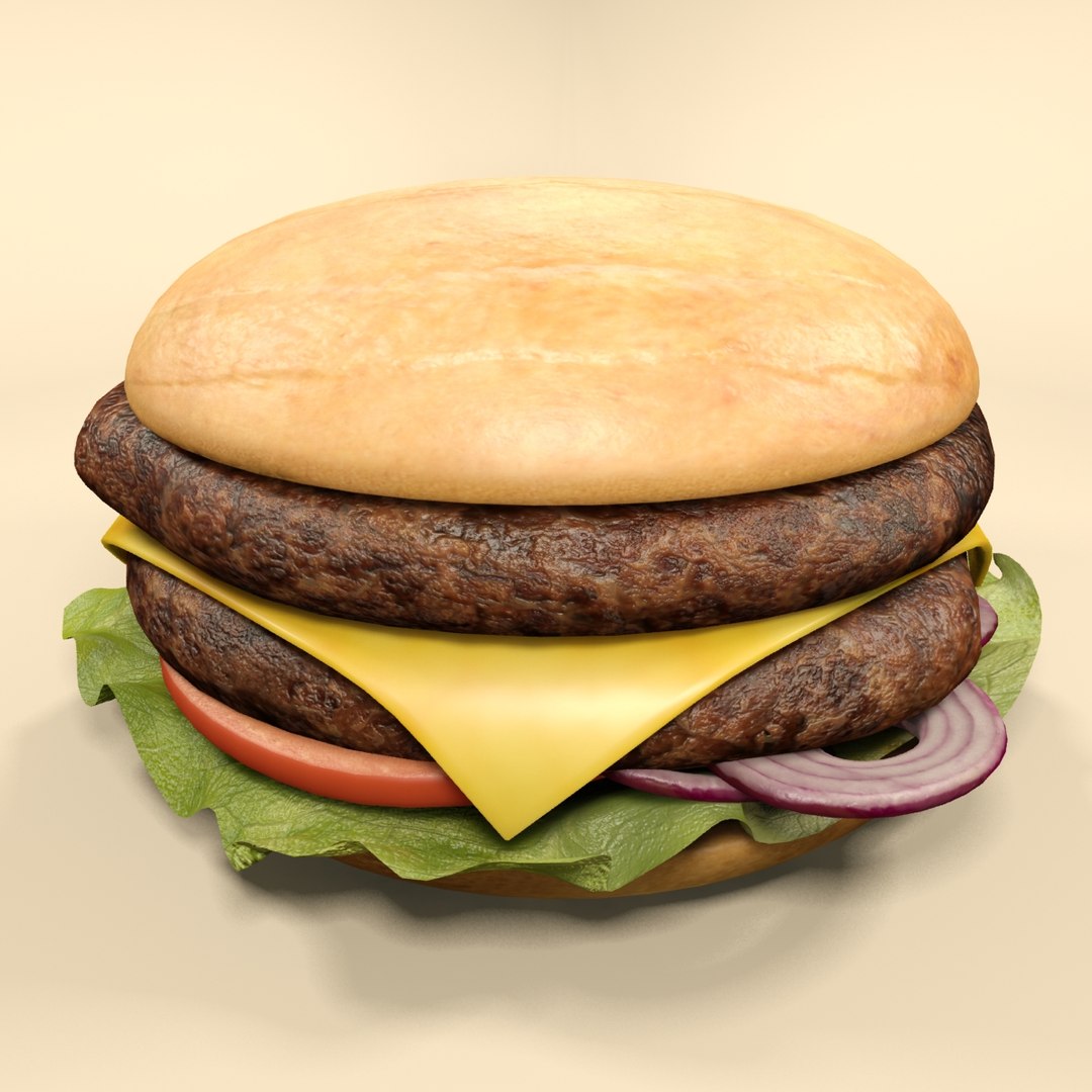 Hamburger Burger 3d Model