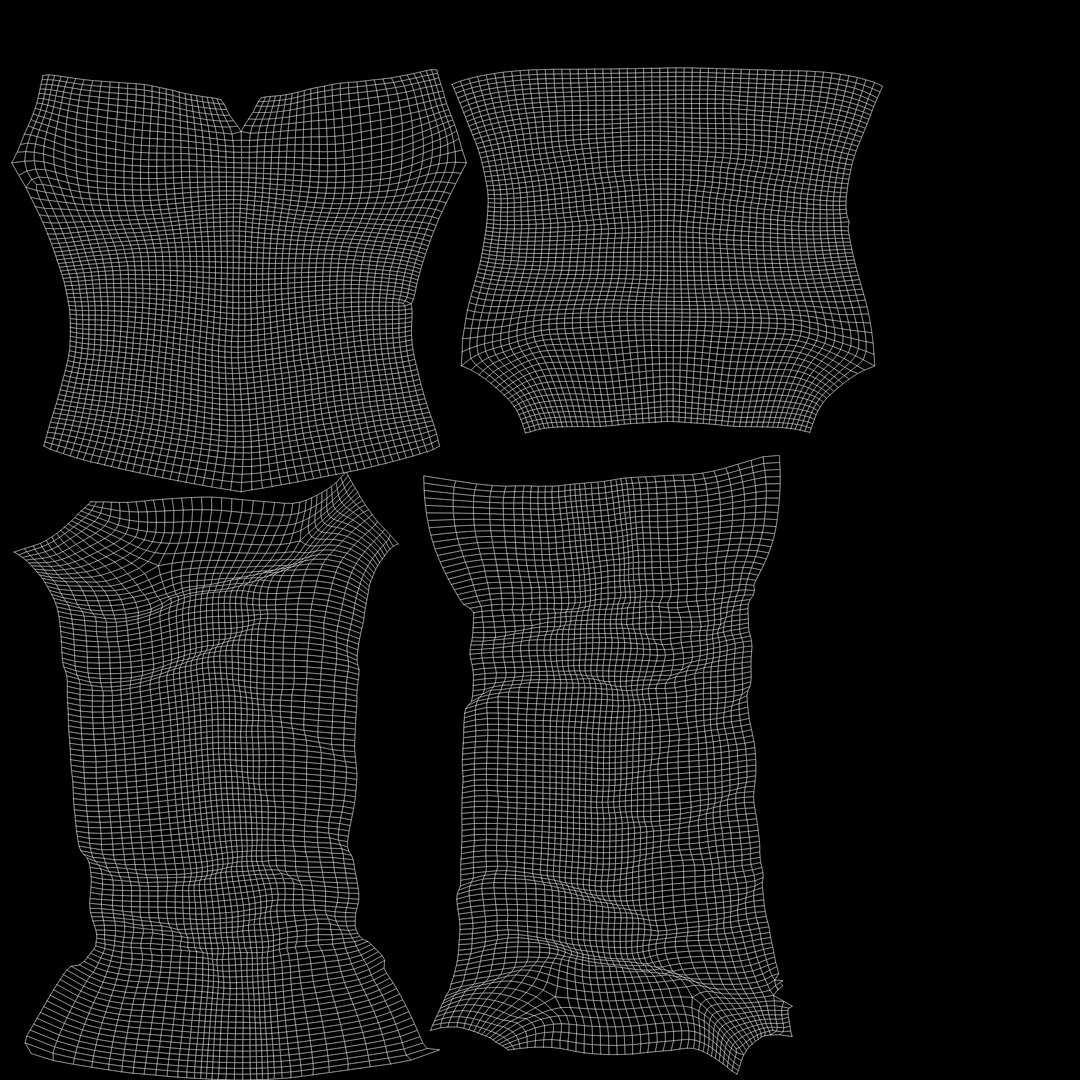 Long Sleeves Off Shoulder Laces Up Dystopian Black Corset Top 3D Model ...