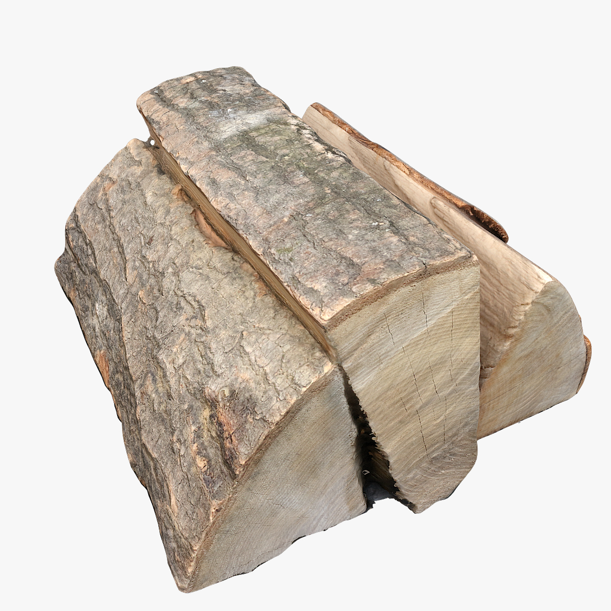 3D retopology wood log model - TurboSquid 1456468