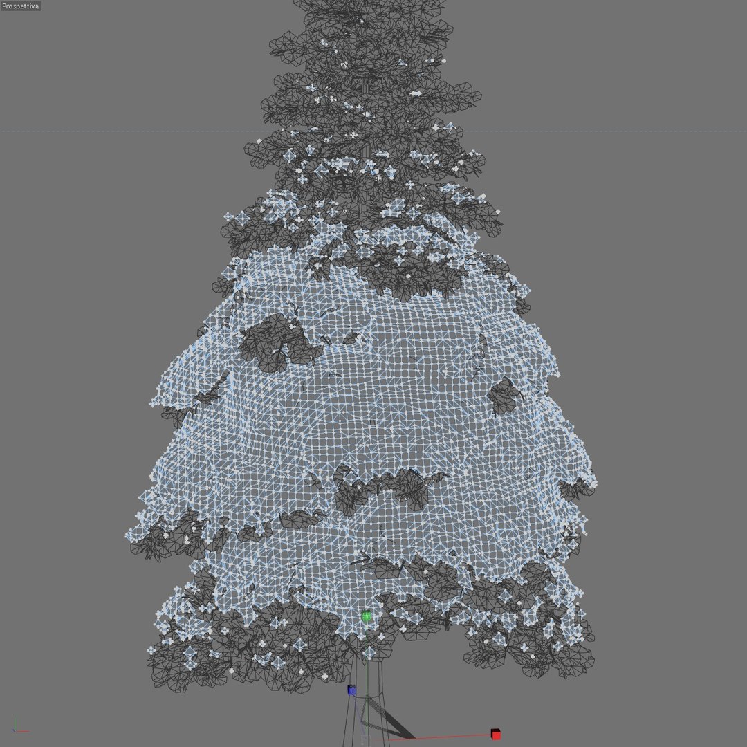 3d Model Snow Pine