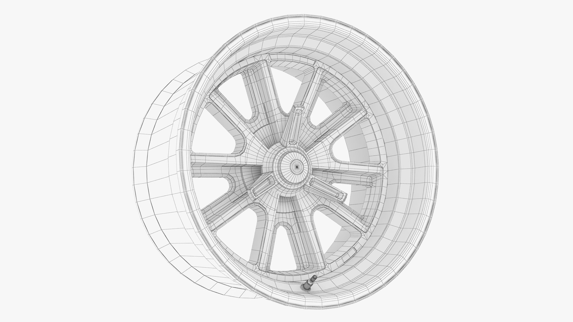 3D Model Wheel Type Halibrand - TurboSquid 1637955