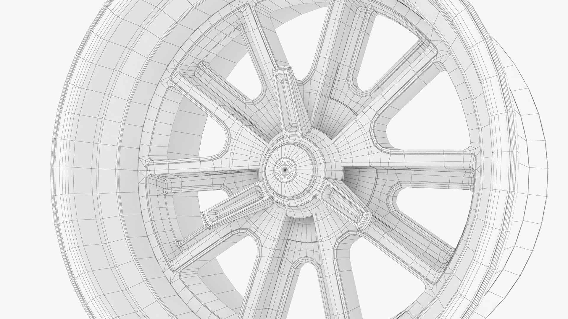 3D Model Wheel Type Halibrand - TurboSquid 1637955