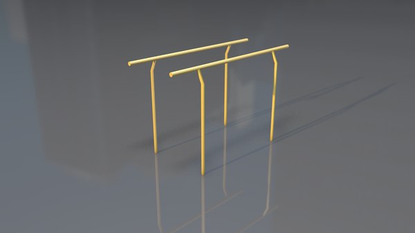 modelo 3d Barras paralelas - TurboSquid 1475515