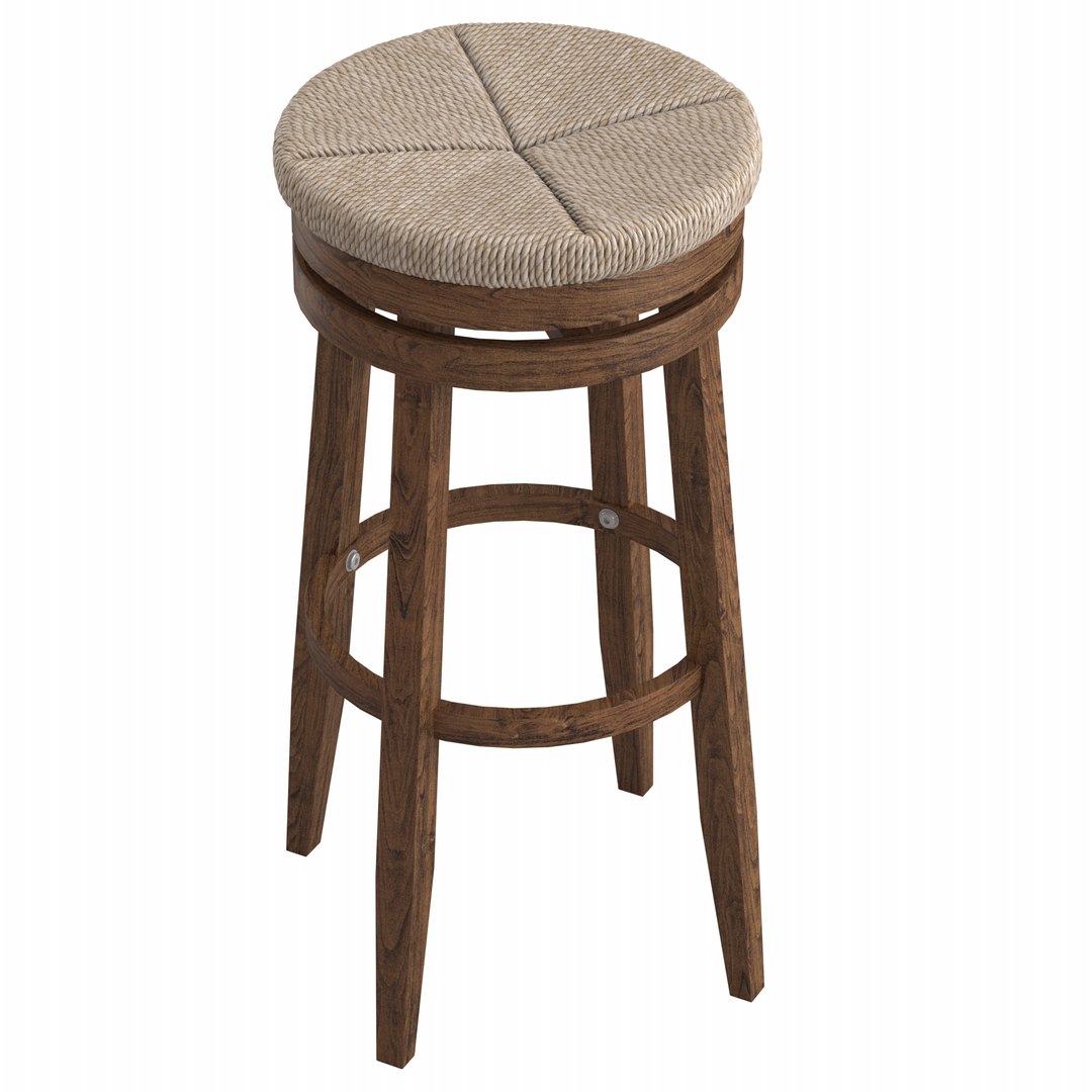3D Ethnic Bar Stool Model - TurboSquid 2334927
