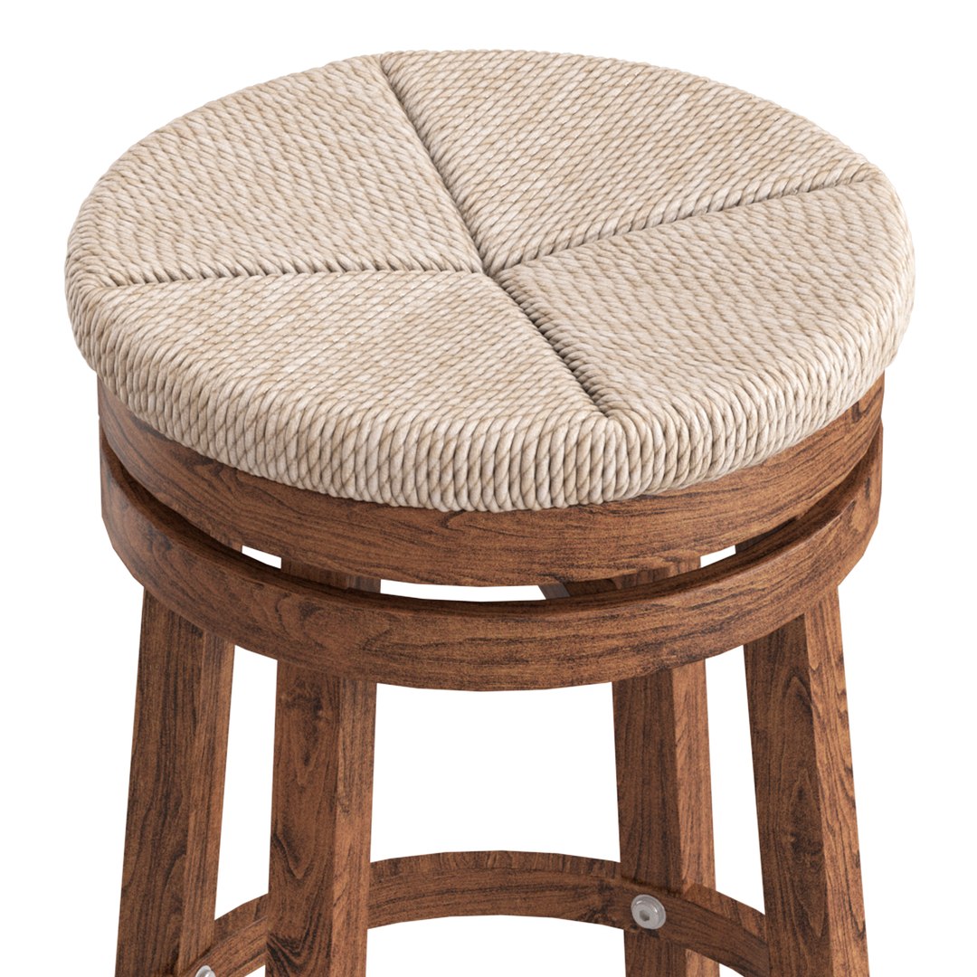 3D Ethnic Bar Stool Model - TurboSquid 2334927