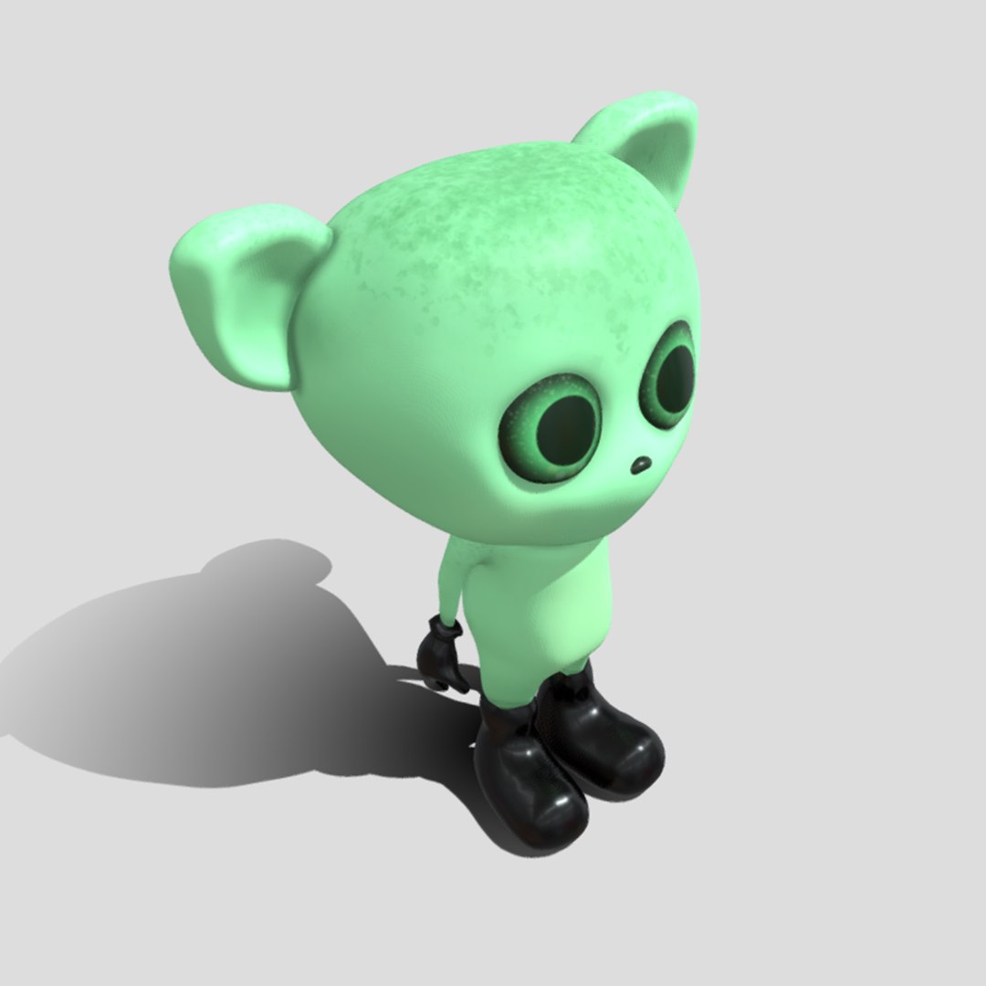 CUTE ALIEN TOY 3D model - TurboSquid 2020473