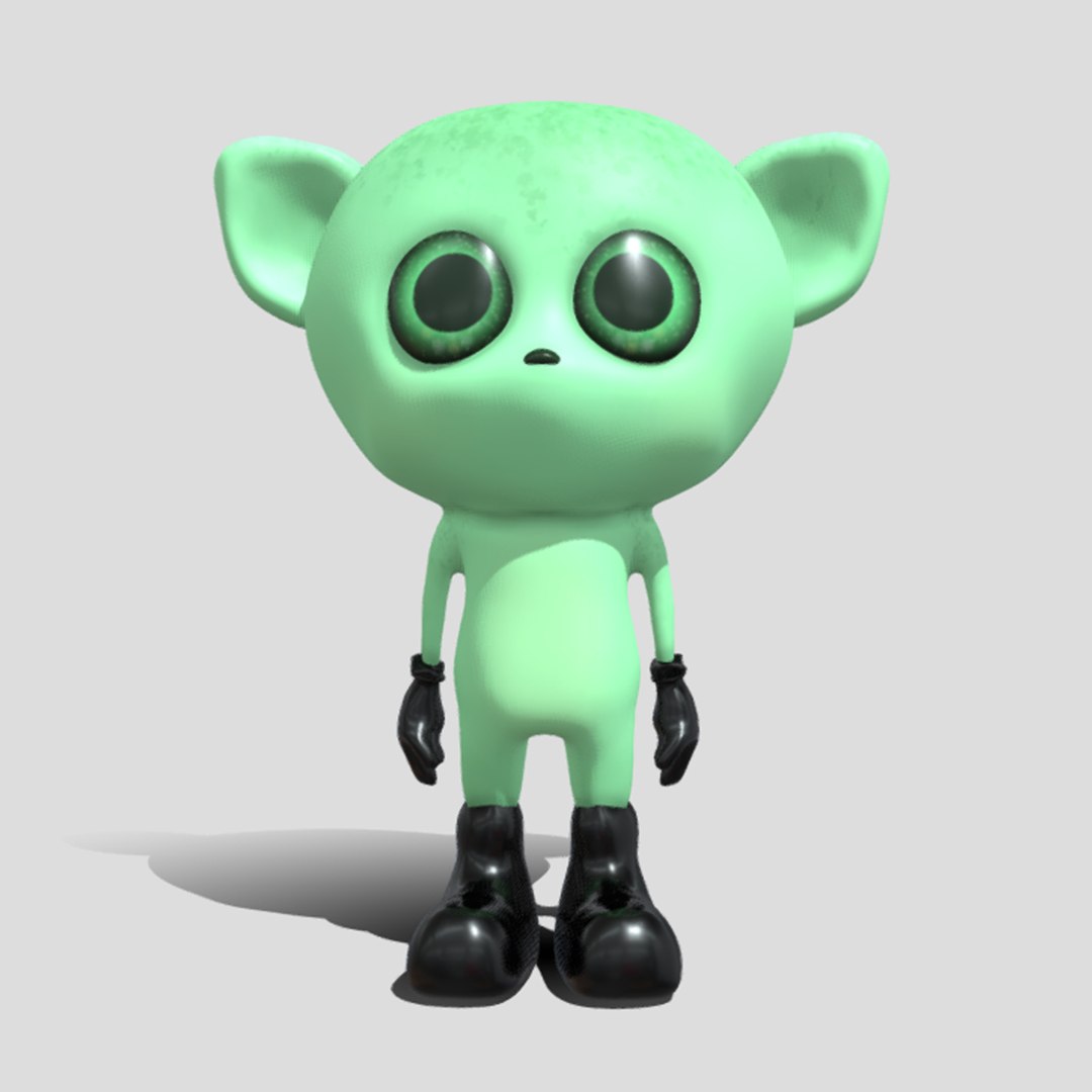 CUTE ALIEN TOY 3D model - TurboSquid 2020473