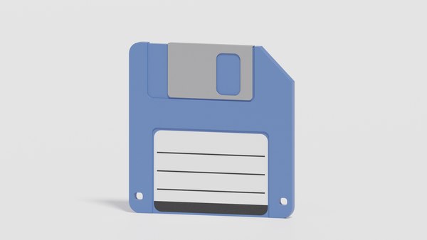 modelo 3d Disquete de dibujos animados - TurboSquid 1748965