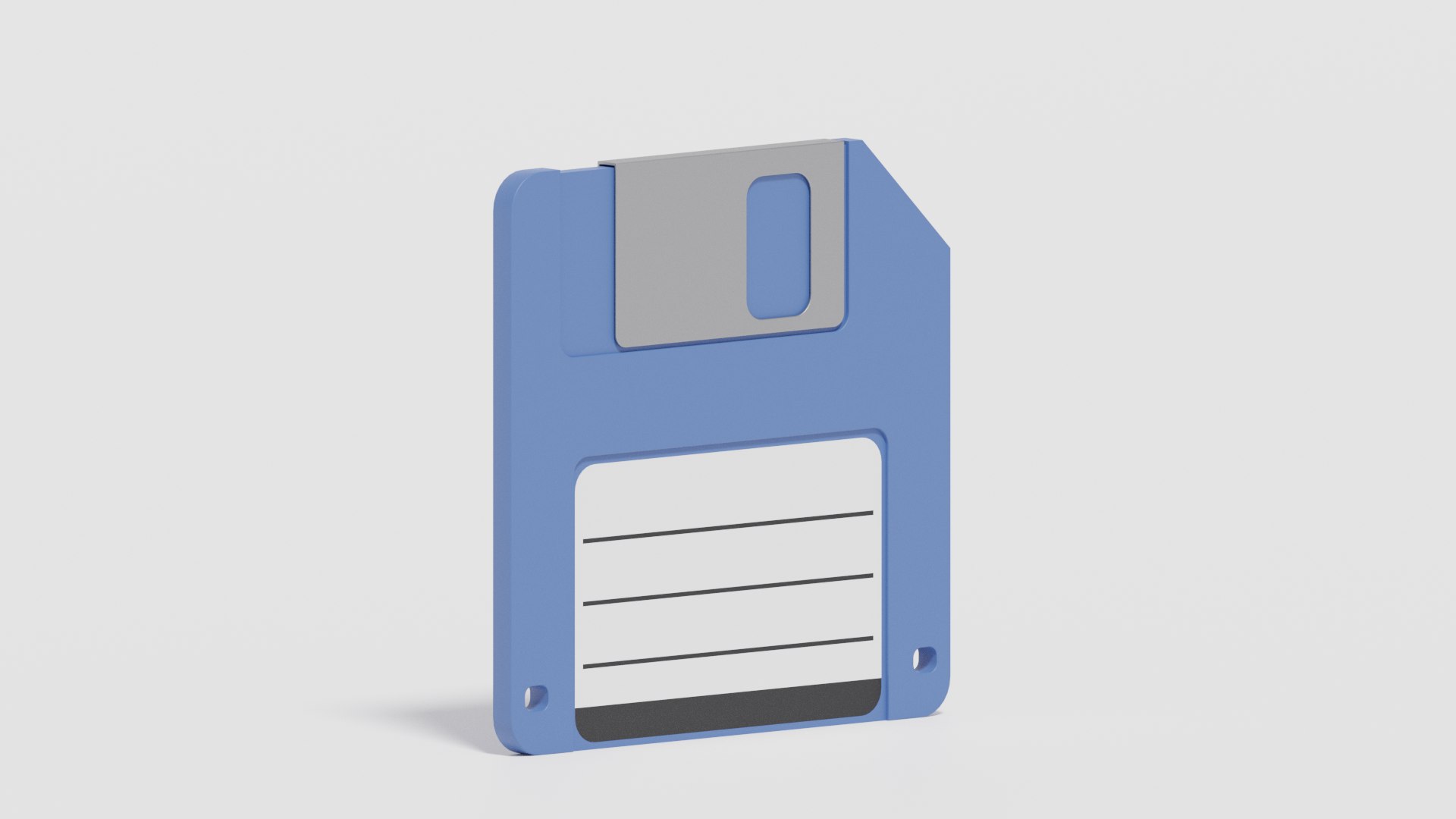 3D Cartoon Floppy Disk Model - TurboSquid 1748965
