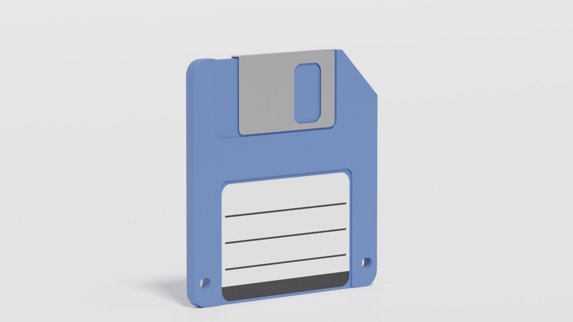 3D Cartoon Floppy Disk Model - TurboSquid 1748965