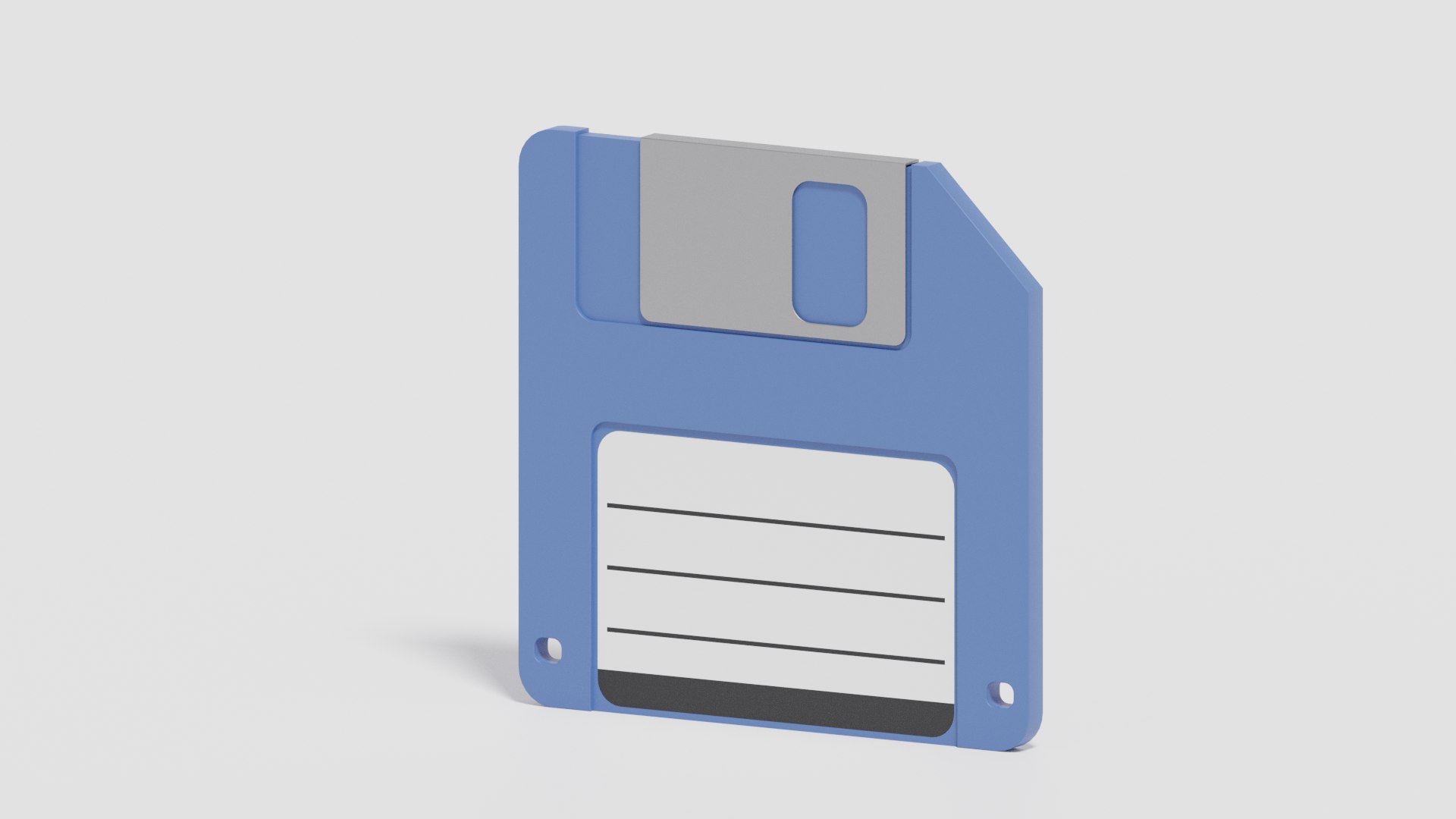3D Cartoon Floppy Disk Model - TurboSquid 1748965