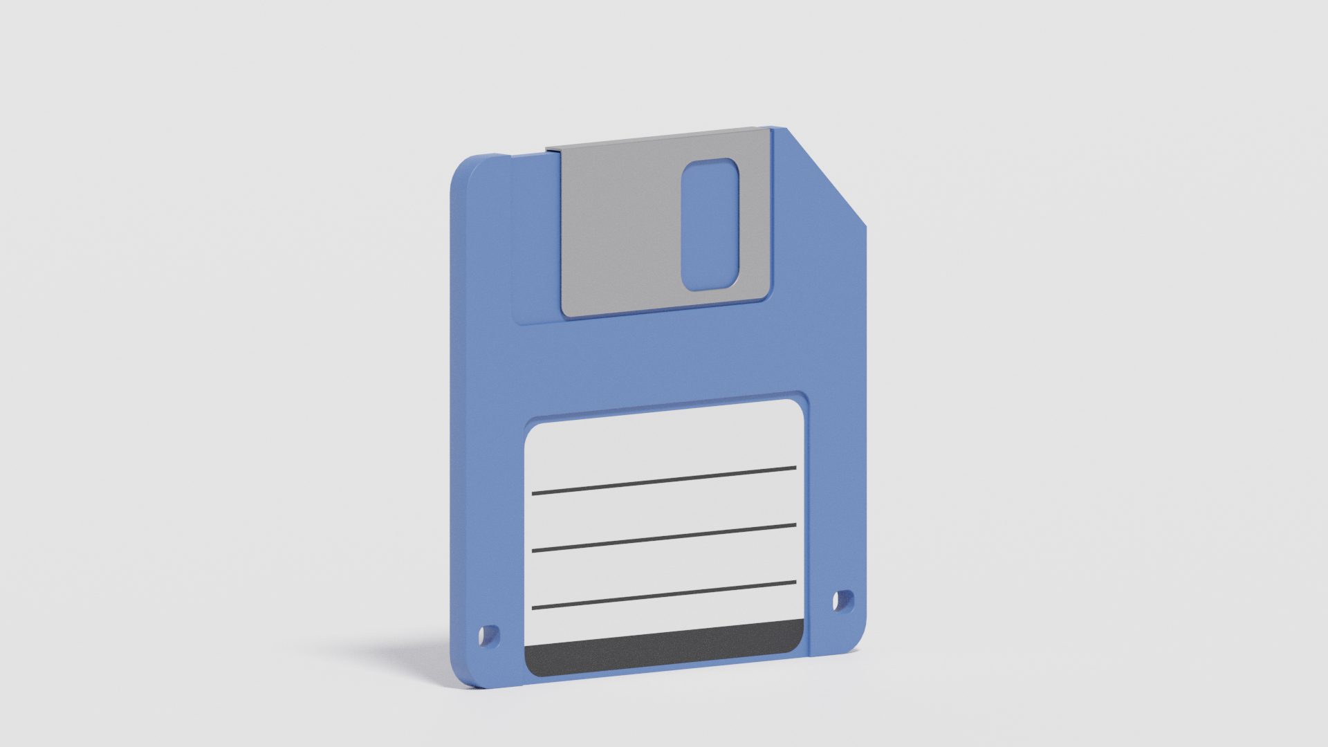 3D Cartoon Floppy Disk Model - TurboSquid 1748965