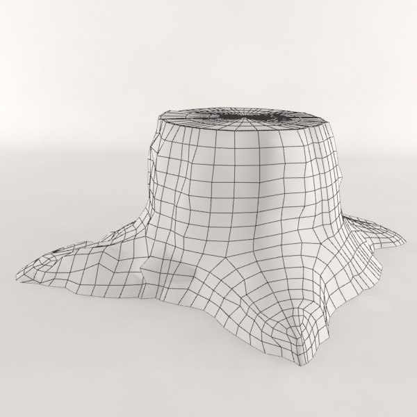 3d tree trunk