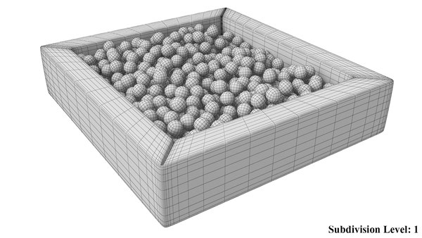 Balls pit 3D model - TurboSquid 1467445