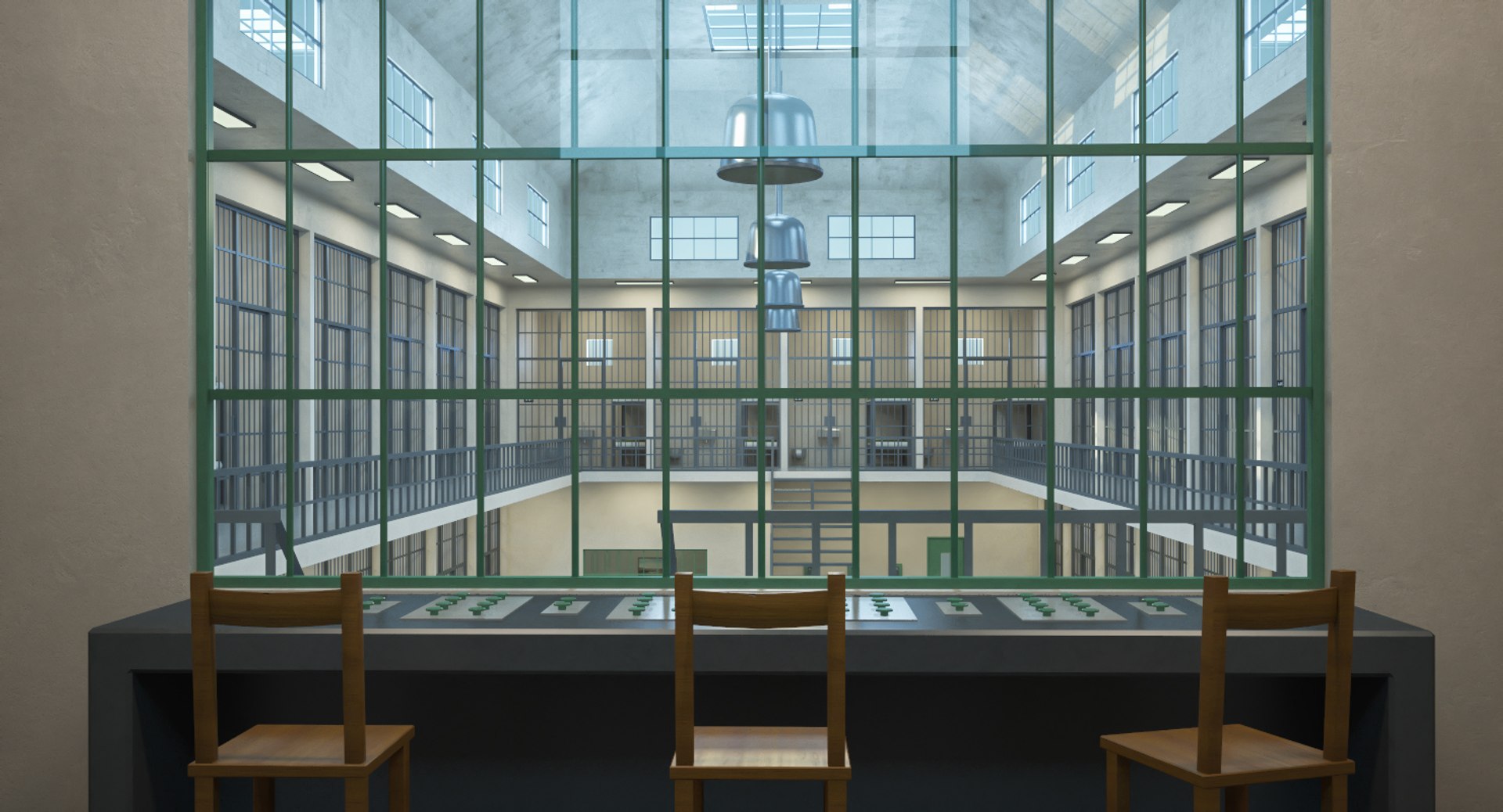 Interior Scene Prison 3D Model - TurboSquid 1295022