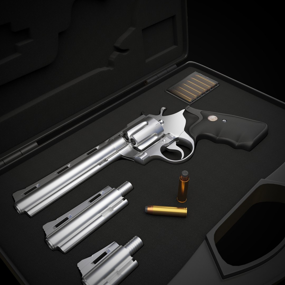 Revolver Colt Python Magnum 357 3D Model - TurboSquid 1361584