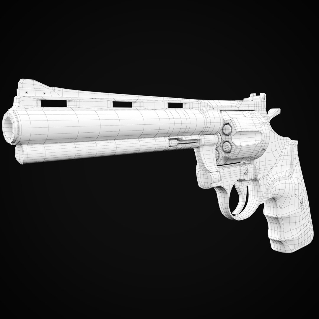 Revolver Colt Python Magnum 357 3D Model - TurboSquid 1361584