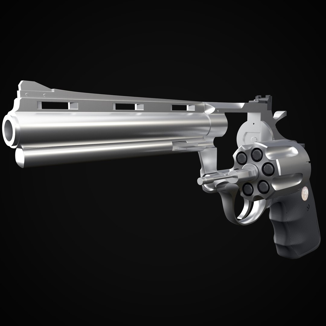 Revolver Colt Python Magnum 357 3D Model - TurboSquid 1361584