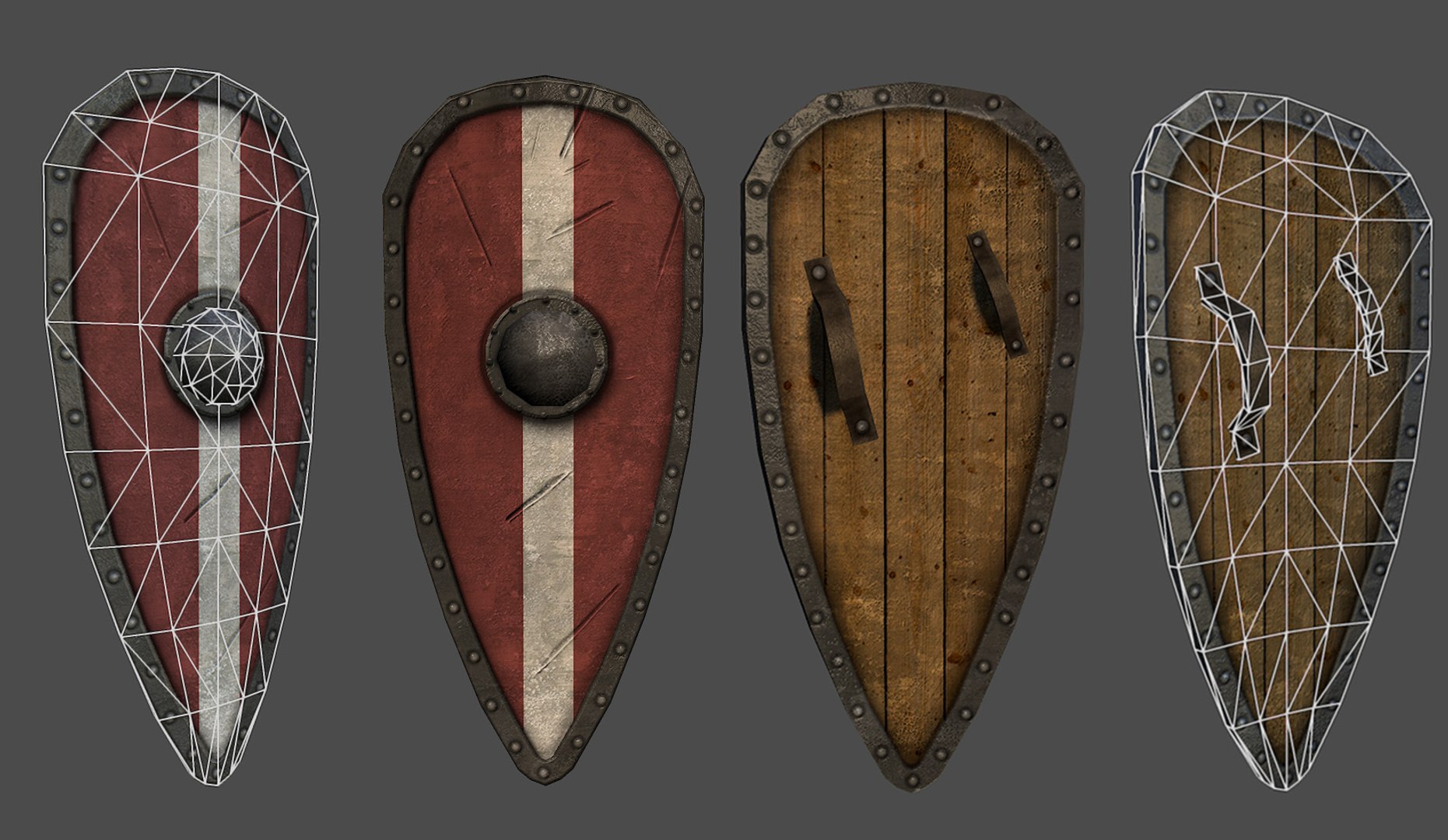 3d Model Shield