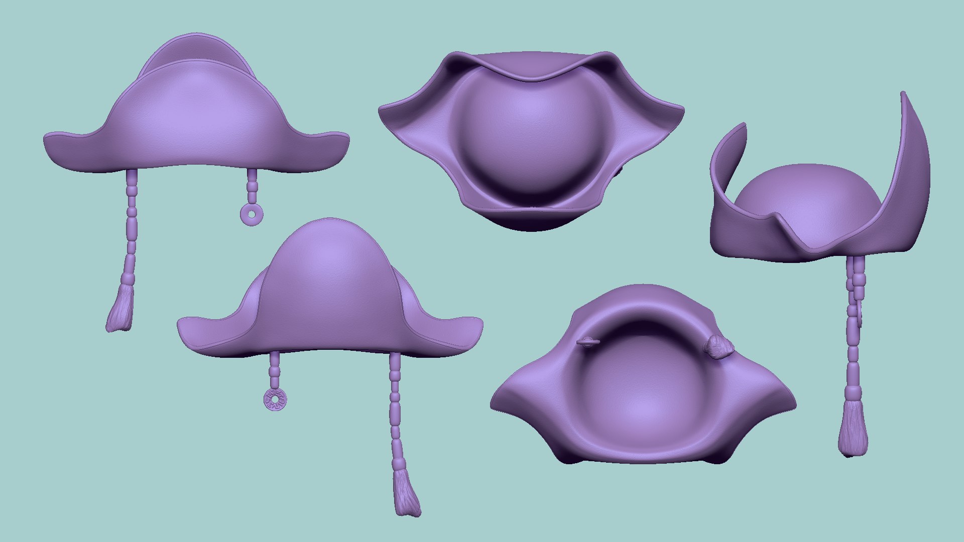 Hat - character costume 3D model - TurboSquid 1636381