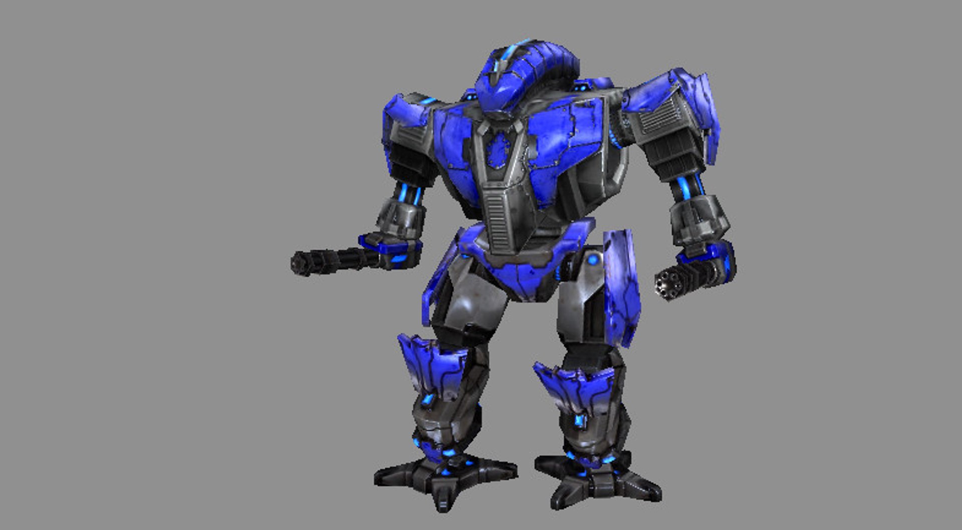 3D Robots Gatling Gun Model - TurboSquid 1171059