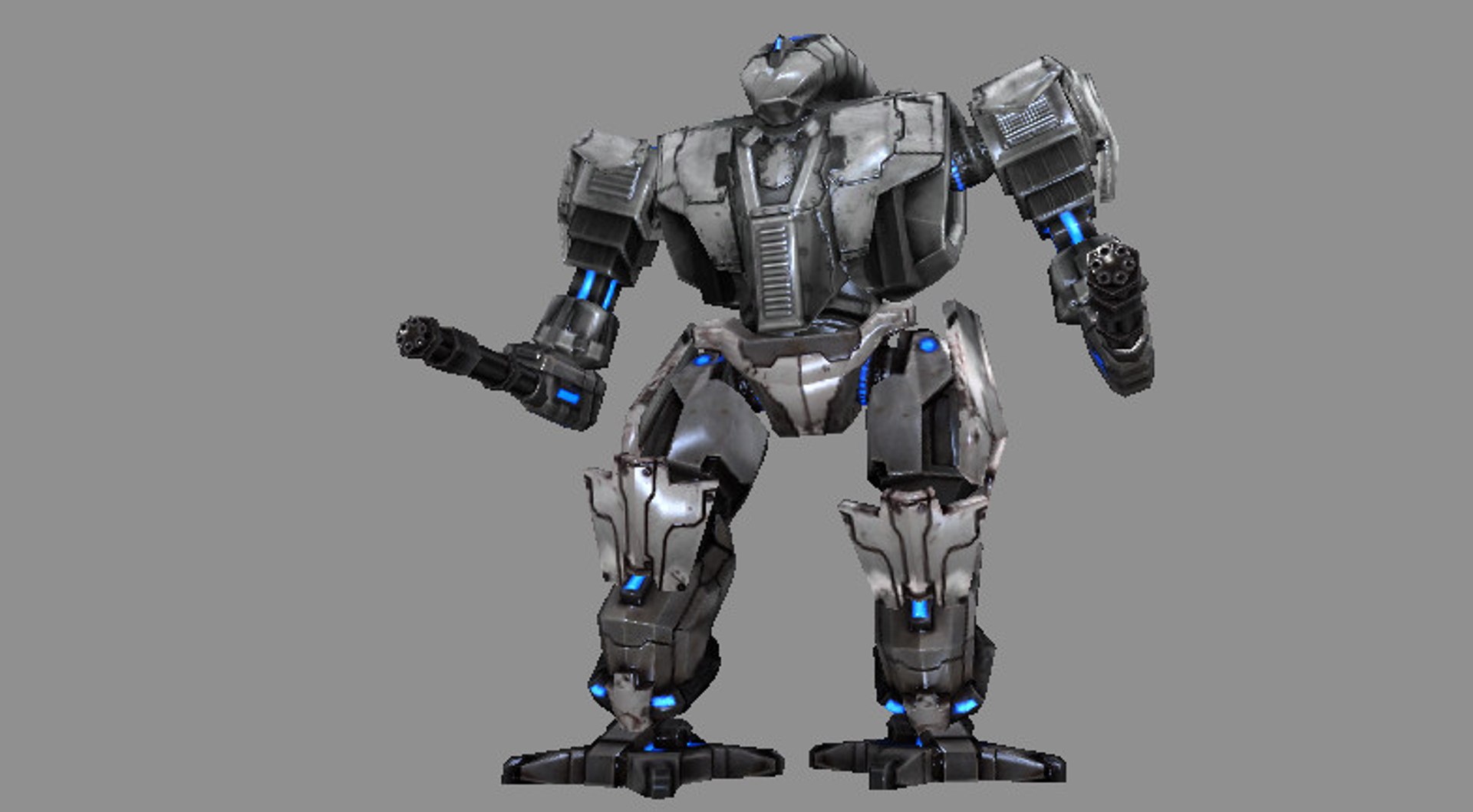 3D Robots Gatling Gun Model - TurboSquid 1171059