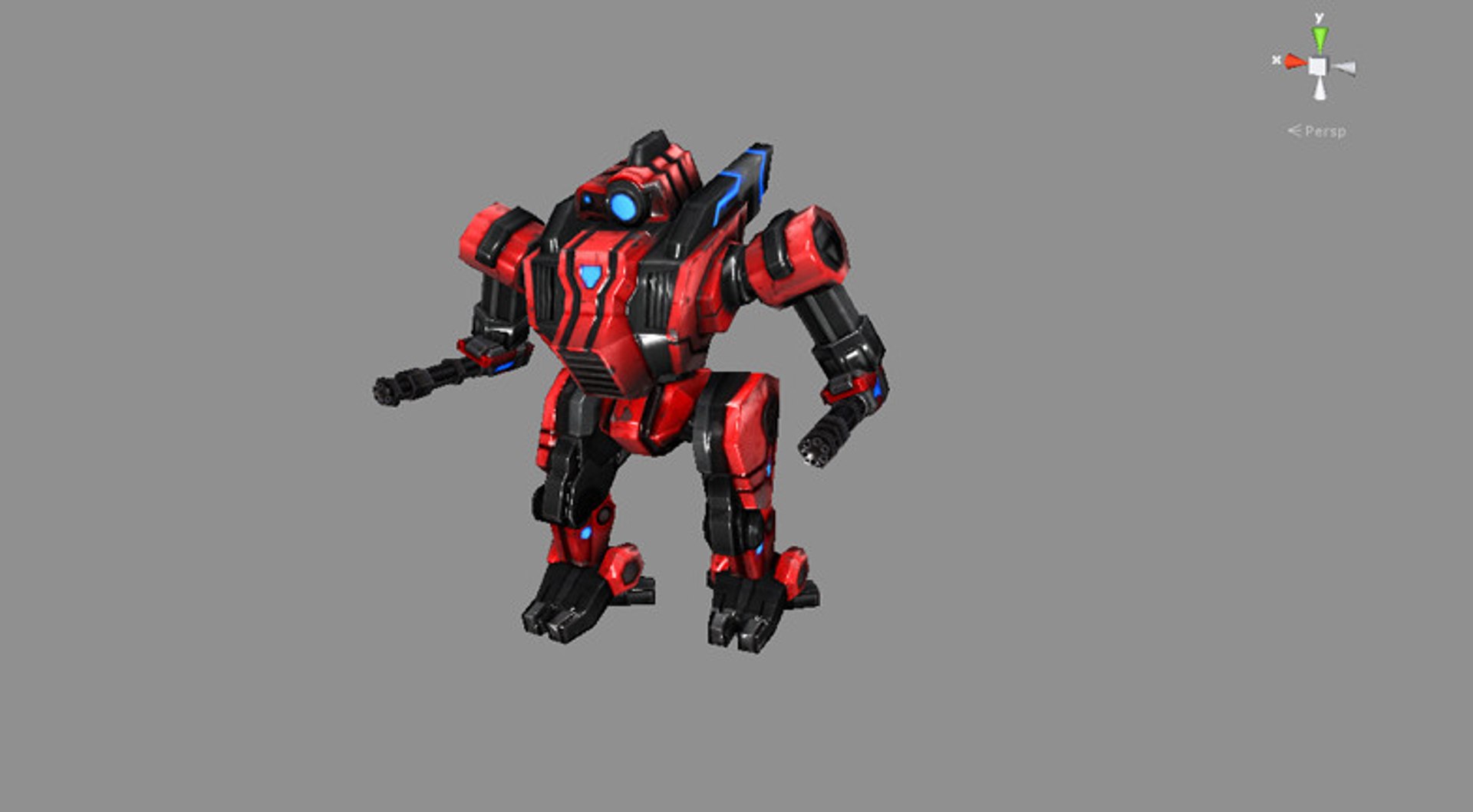 3D Robots Gatling Gun Model - TurboSquid 1171059