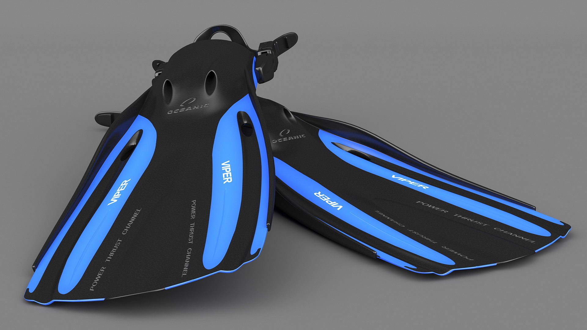 Oceanic Viper Open Heel Scuba Fin 3D Model - TurboSquid 2140342