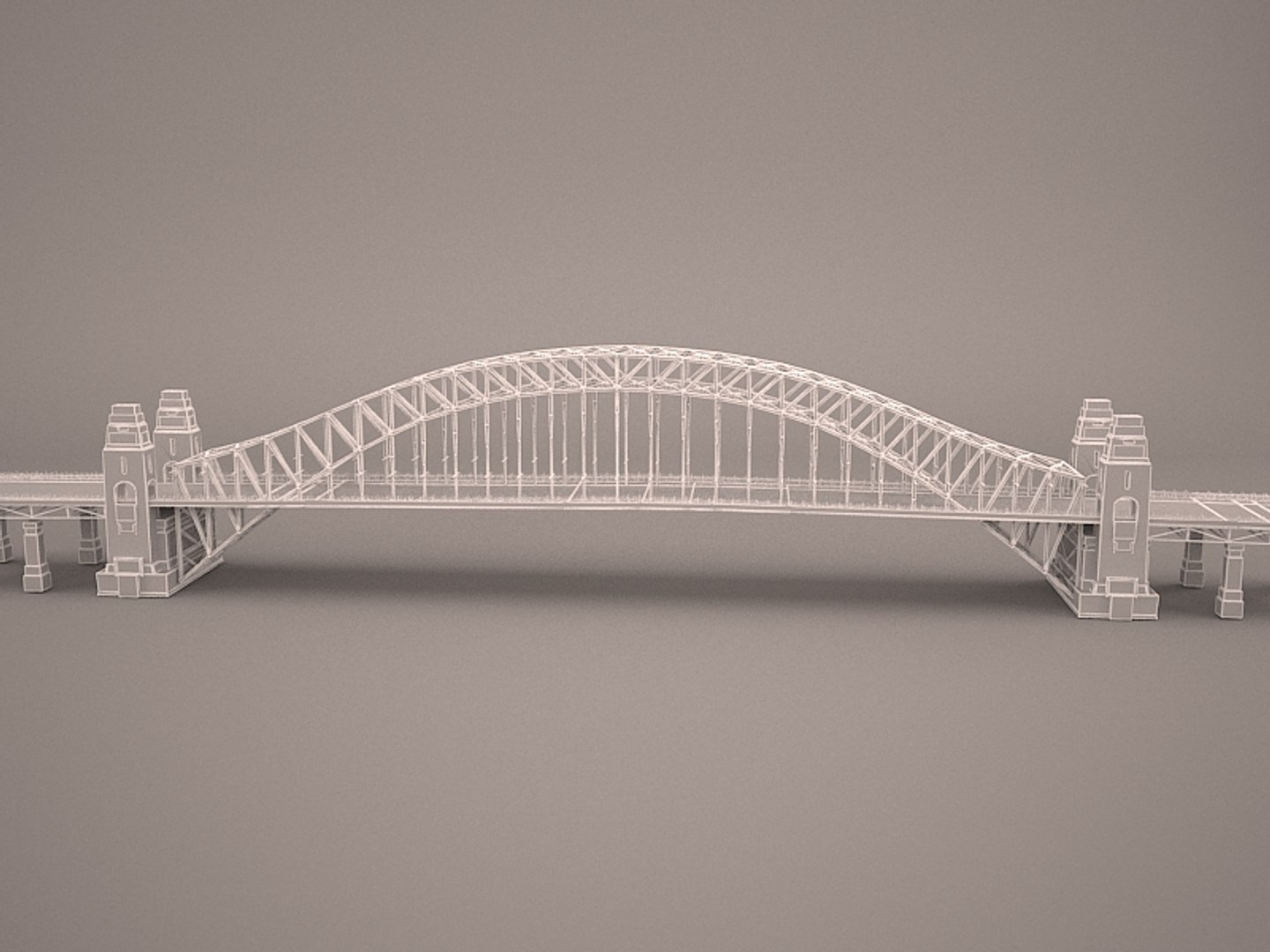 3D Model Sydney Harbour Bridge Structure - TurboSquid 1480623