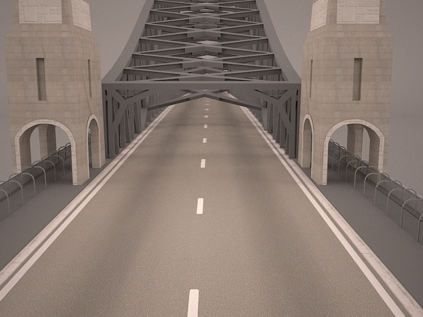 3D Model Sydney Harbour Bridge Structure - TurboSquid 1480623
